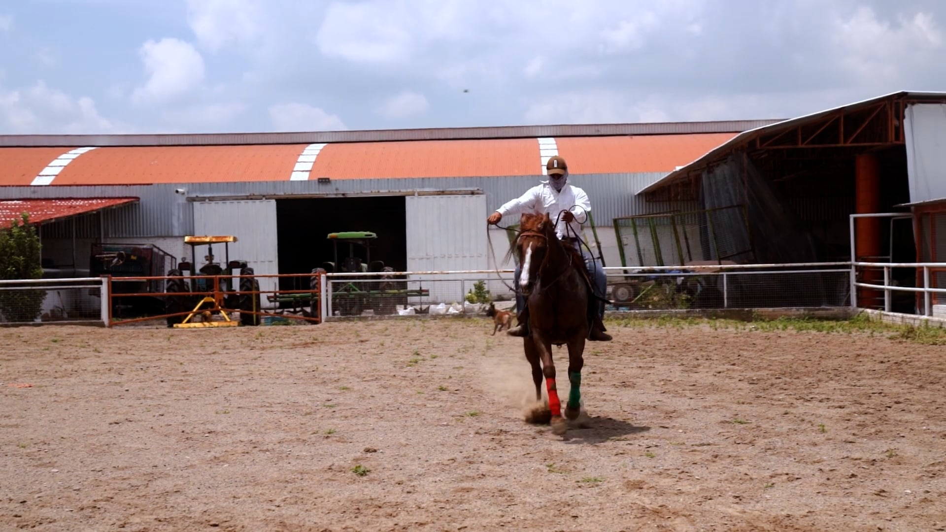 Man Riding on Horse near Stable Free Stock Video Footage, Royalty-Free ...