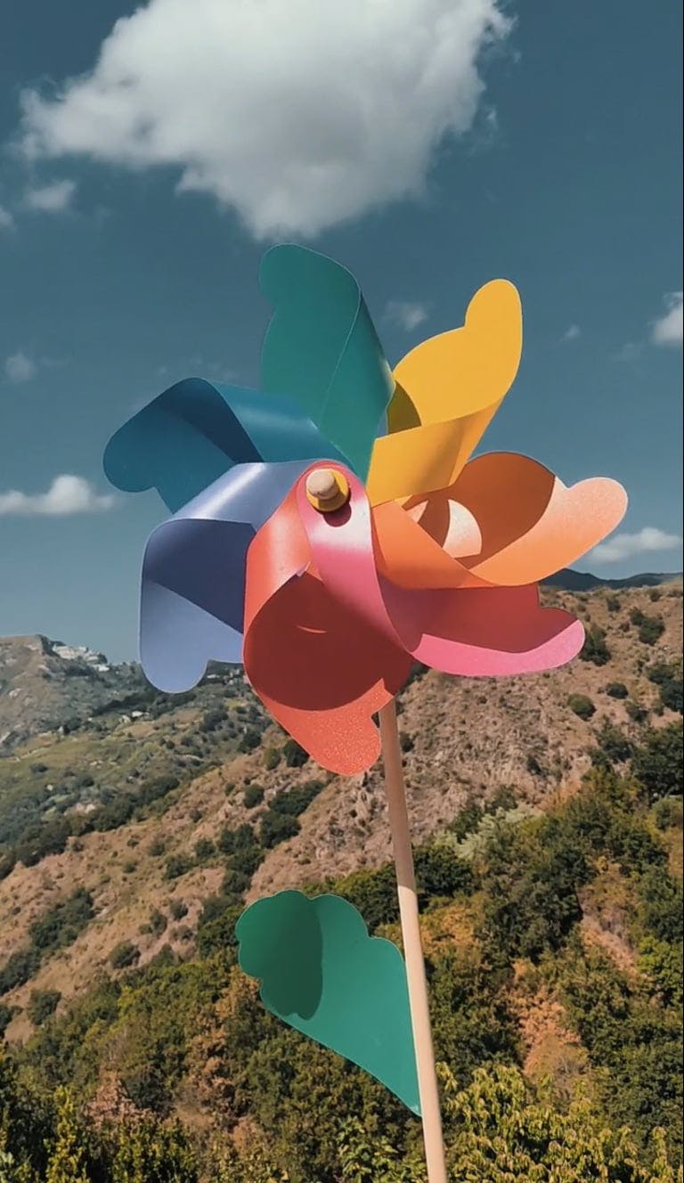 Pinwheels Spinning in a Garden Free Stock Video Footage, Royalty-Free ...