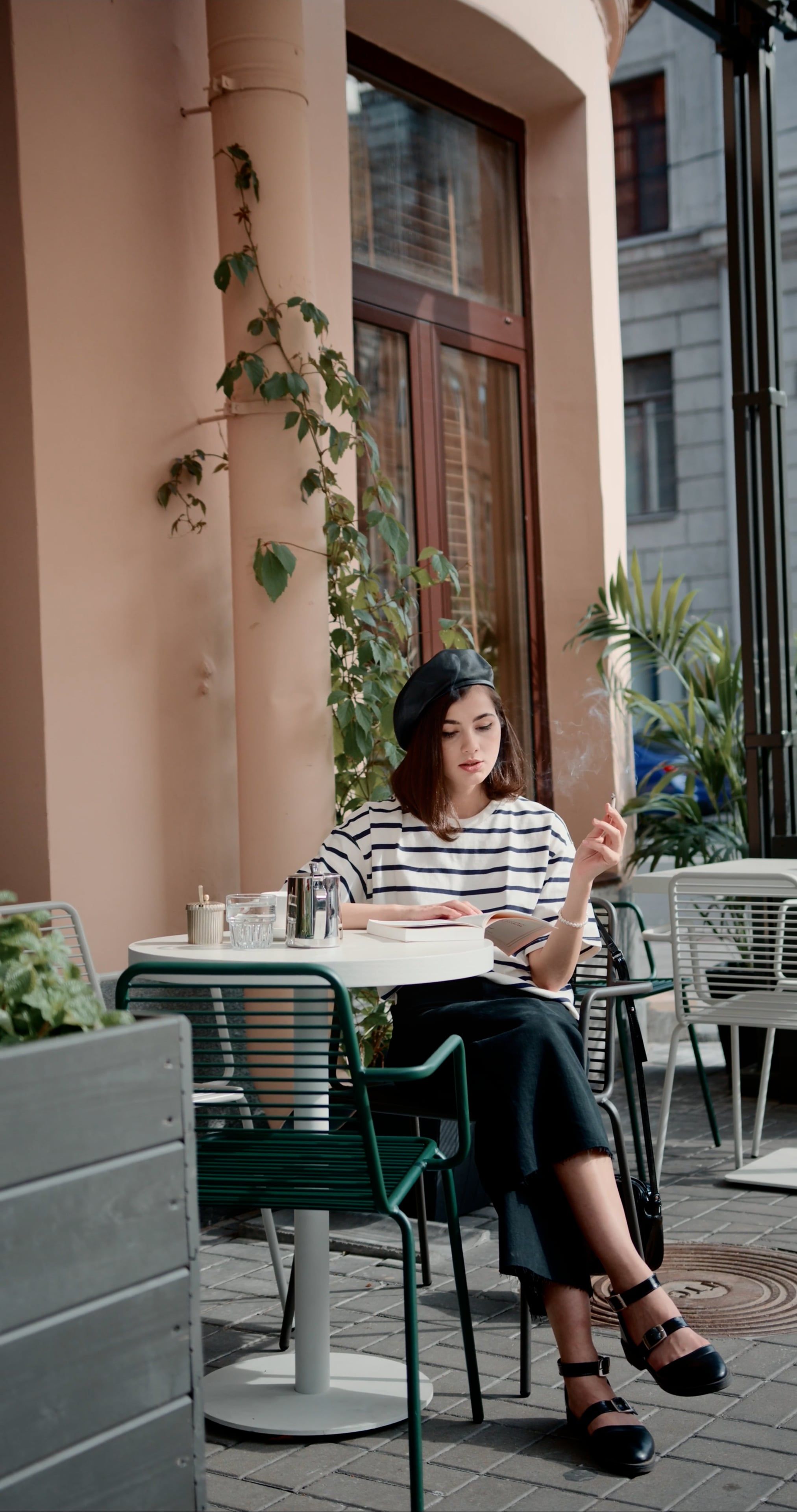 Woman Smoking in Cafe Free Stock Video Footage, Royalty-Free 4K & HD ...