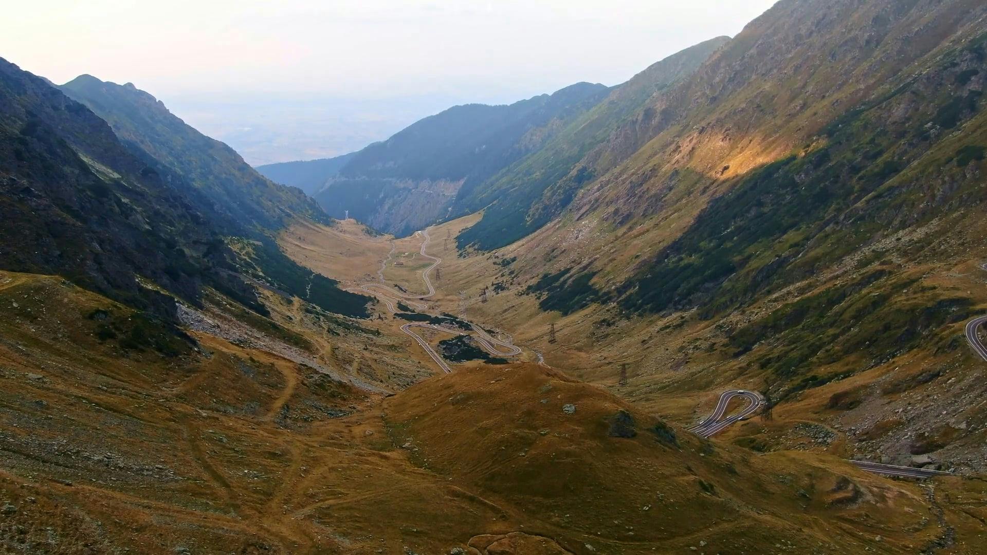 A Road Between Mountains Free Stock Video Footage, Royalty-Free 4K & HD ...