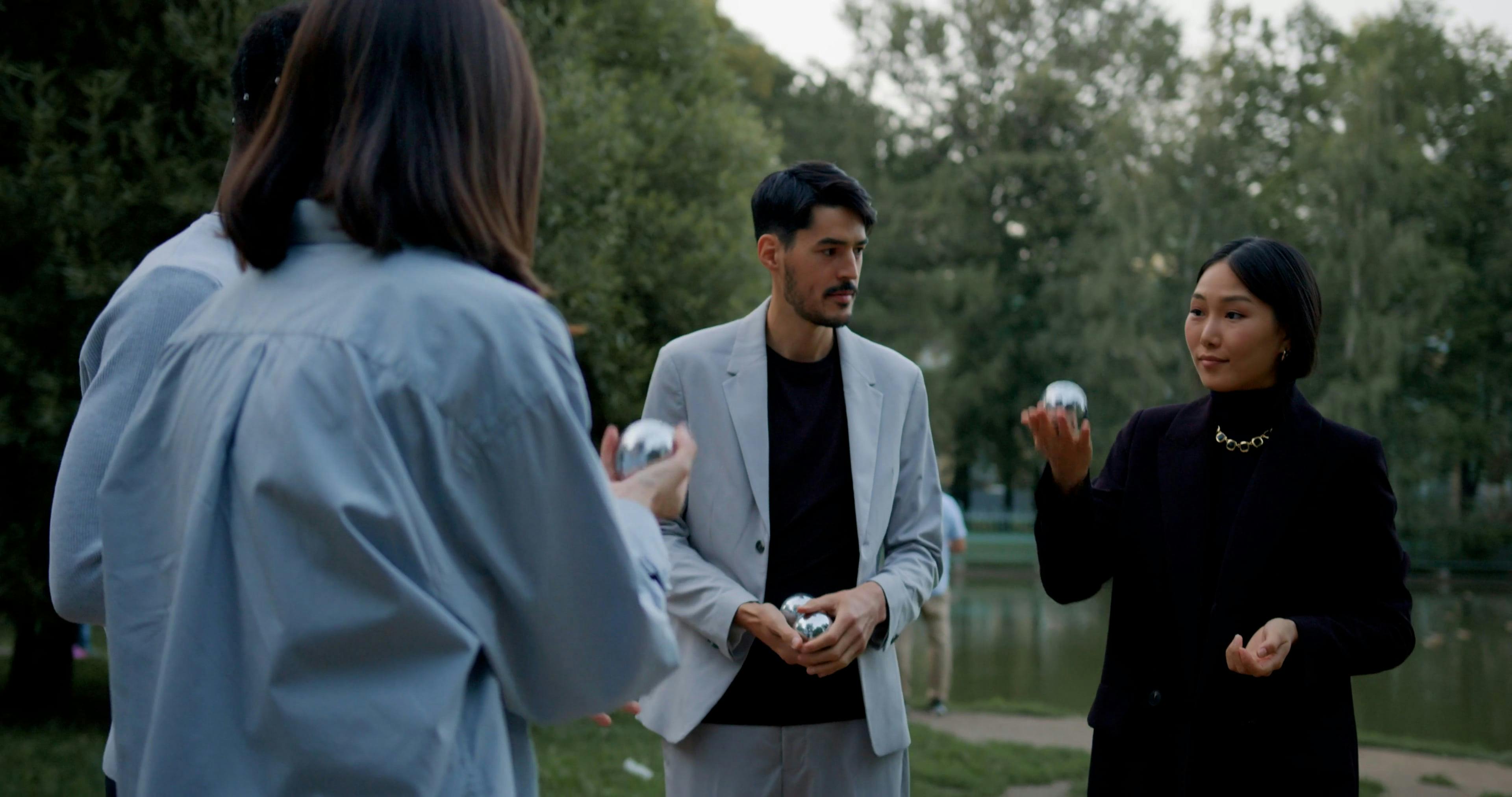 Group of People With Boule Balls Free Stock Video Footage, Royalty-Free ...