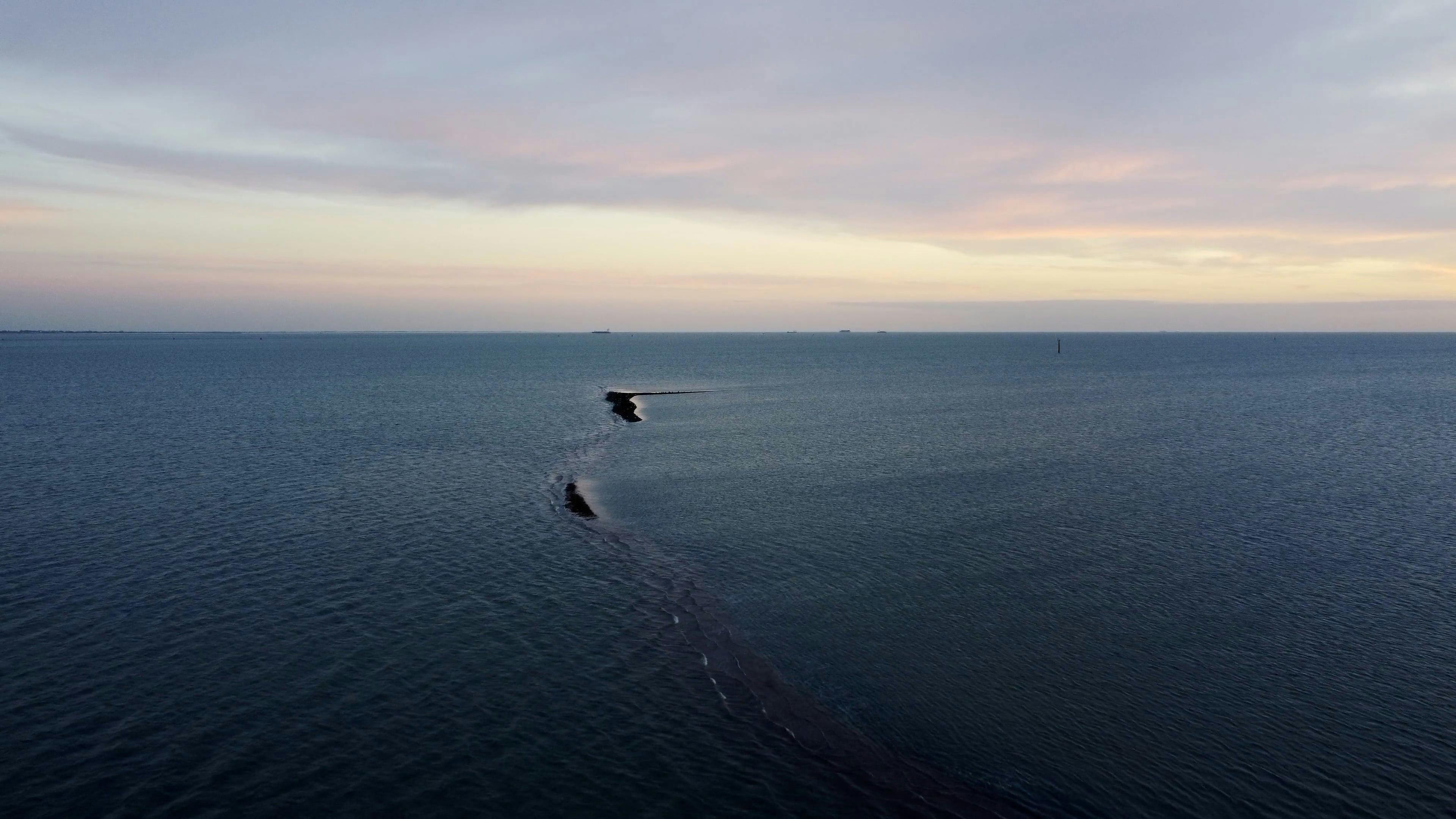 Blue Water in Sea From Above · Free Stock Video