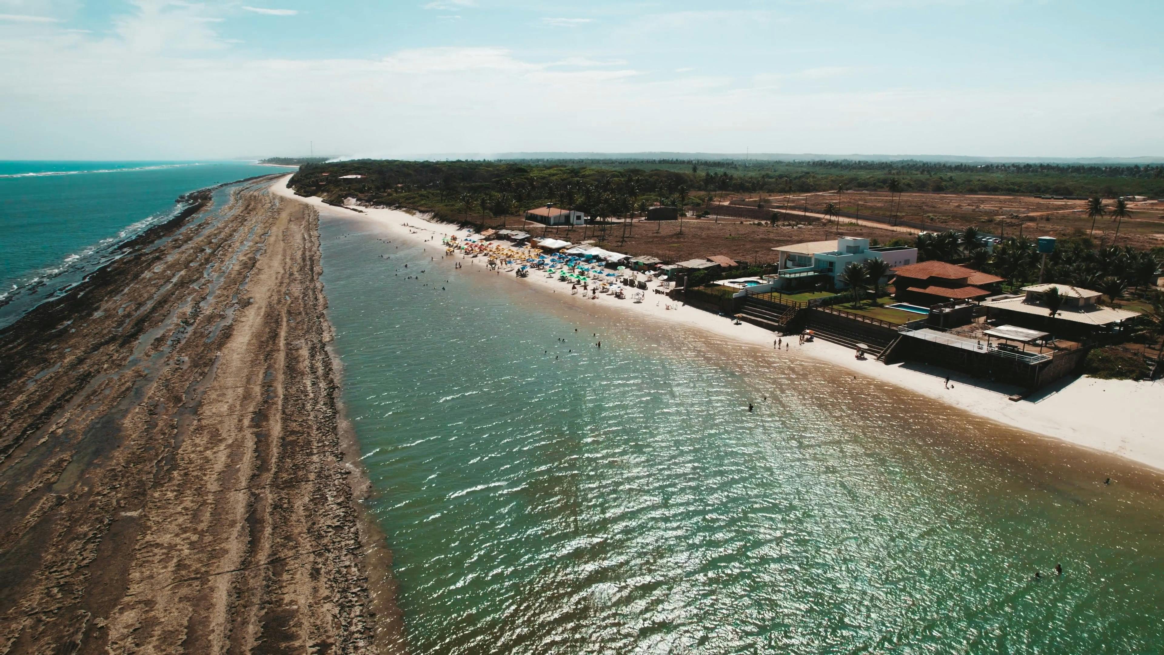 A Video Footage of Beautiful Beach Free Stock Video Footage, Royalty ...