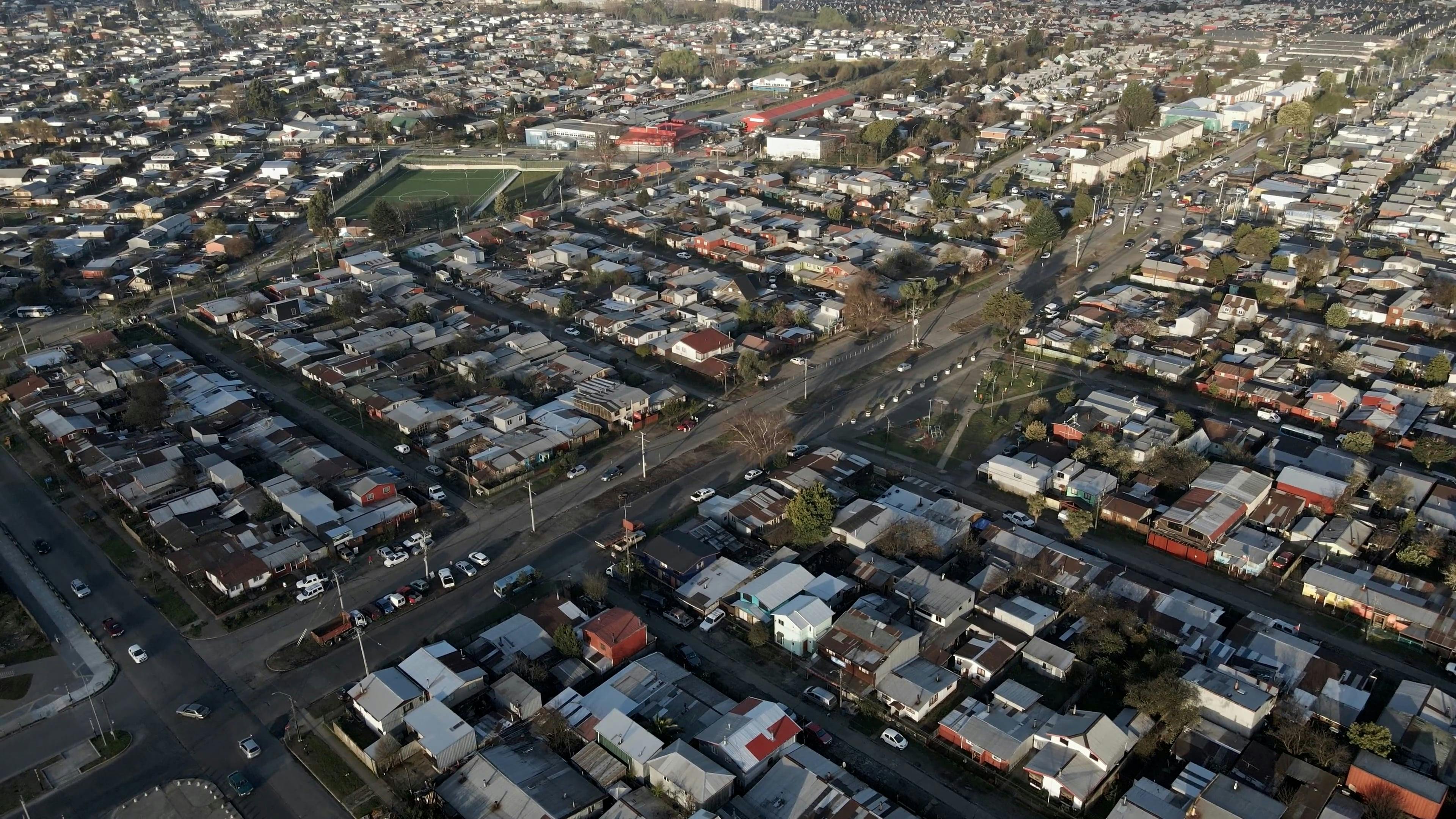 Drone Shot of Suburb · Free Stock Video