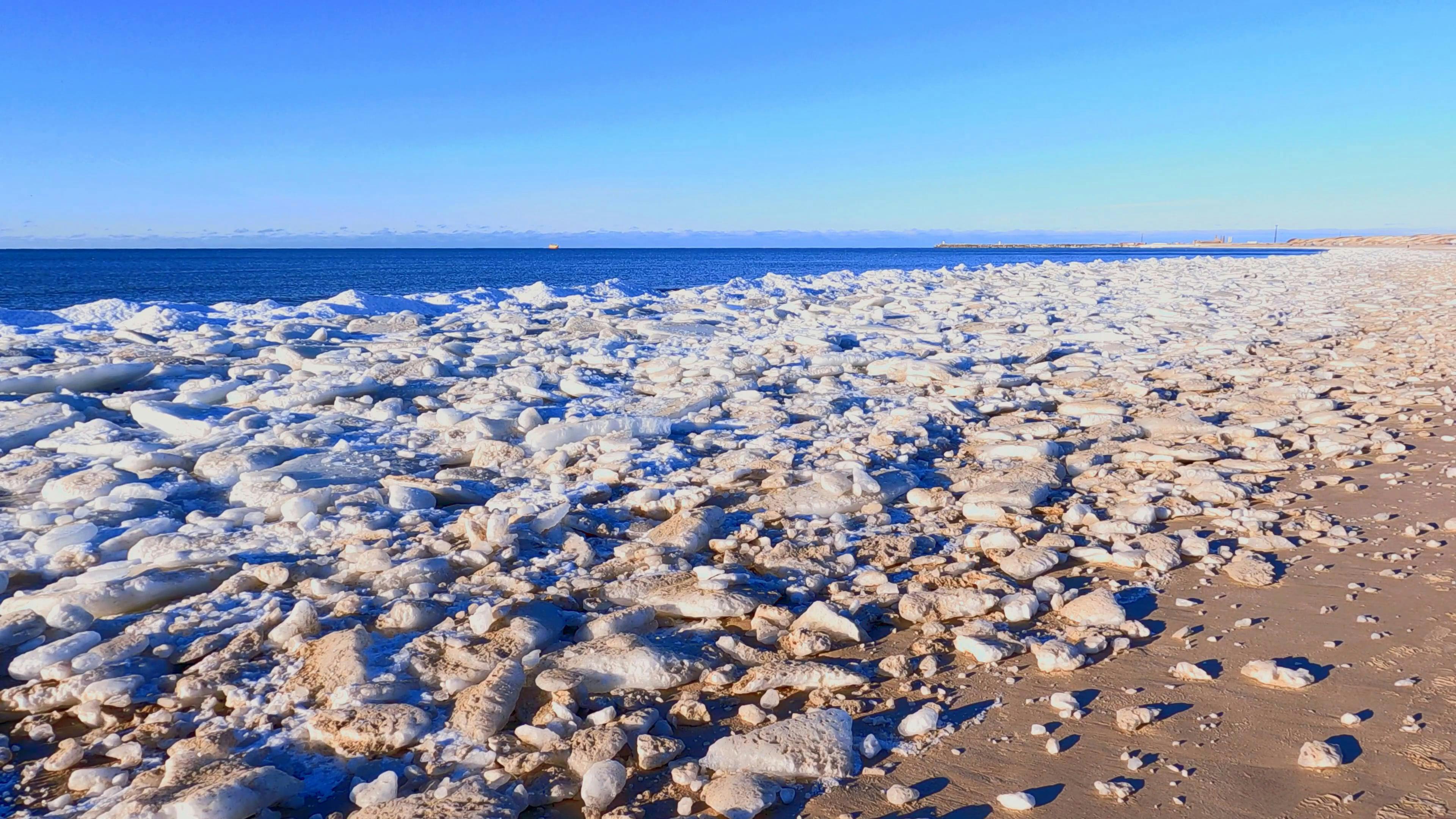 Cubes of Ice on the Sandy Ground Free Stock Video Footage, Royalty-Free ...