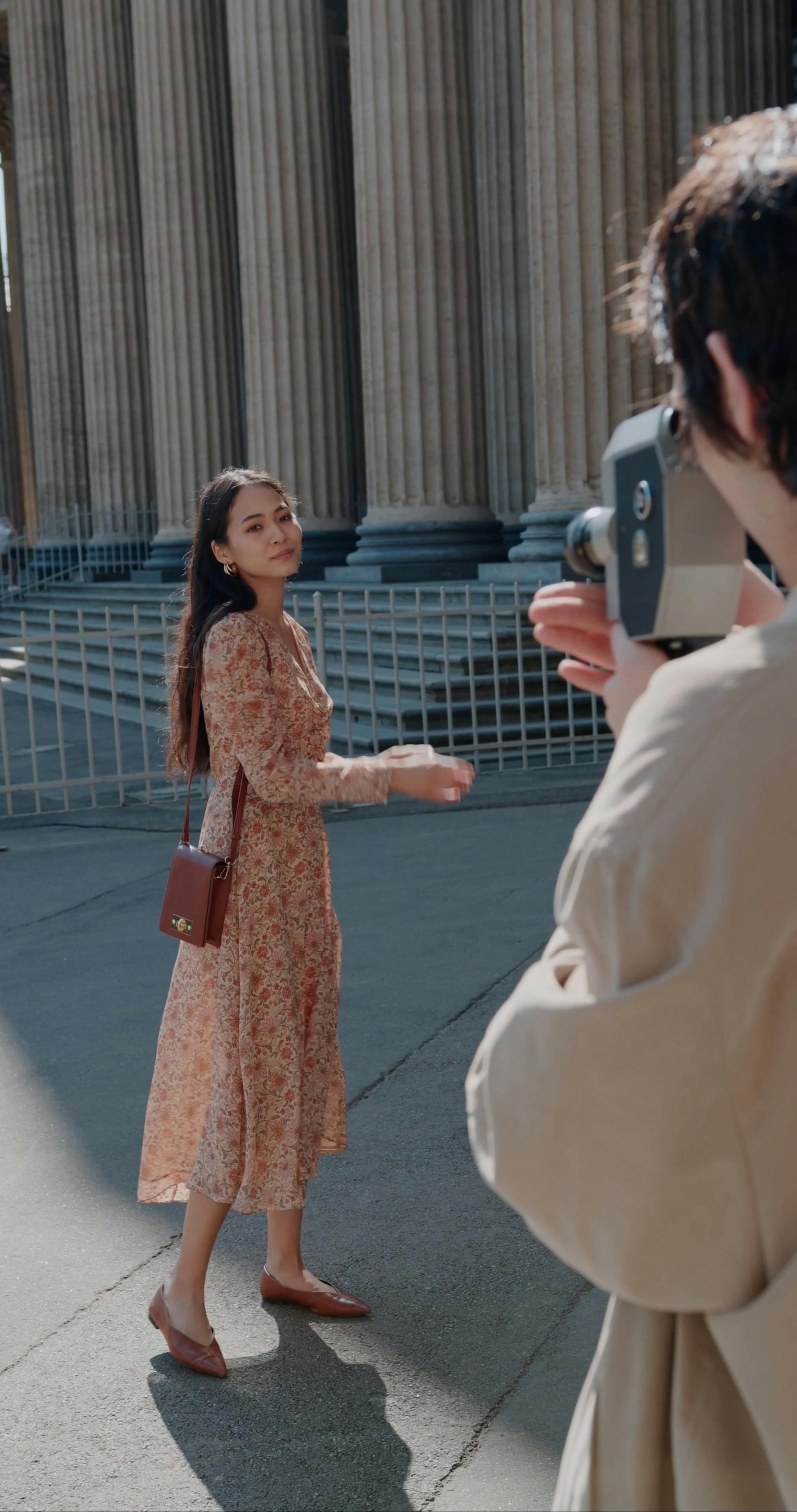 Person Filming a Beautiful Woman Free Stock Video Footage, Royalty-Free ...