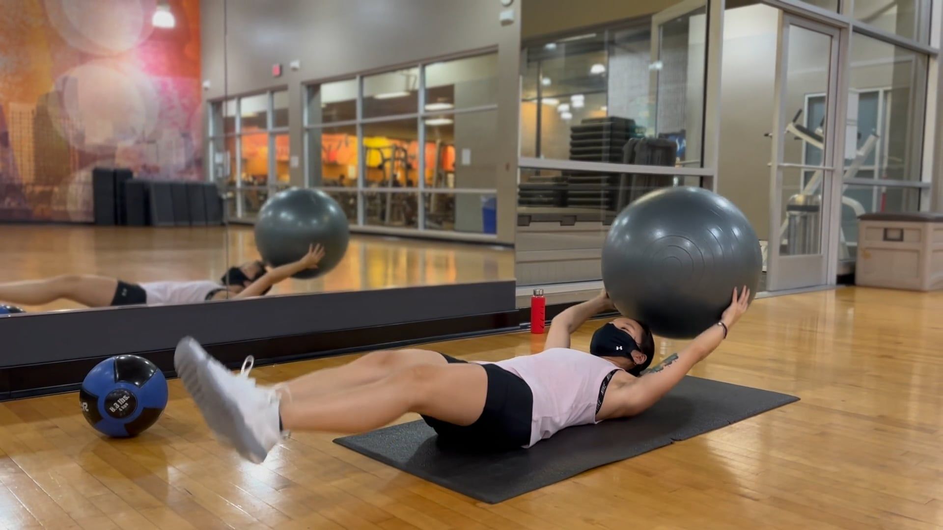 Person Working Out with a Ball Free Stock Video Footage, Royalty-Free ...