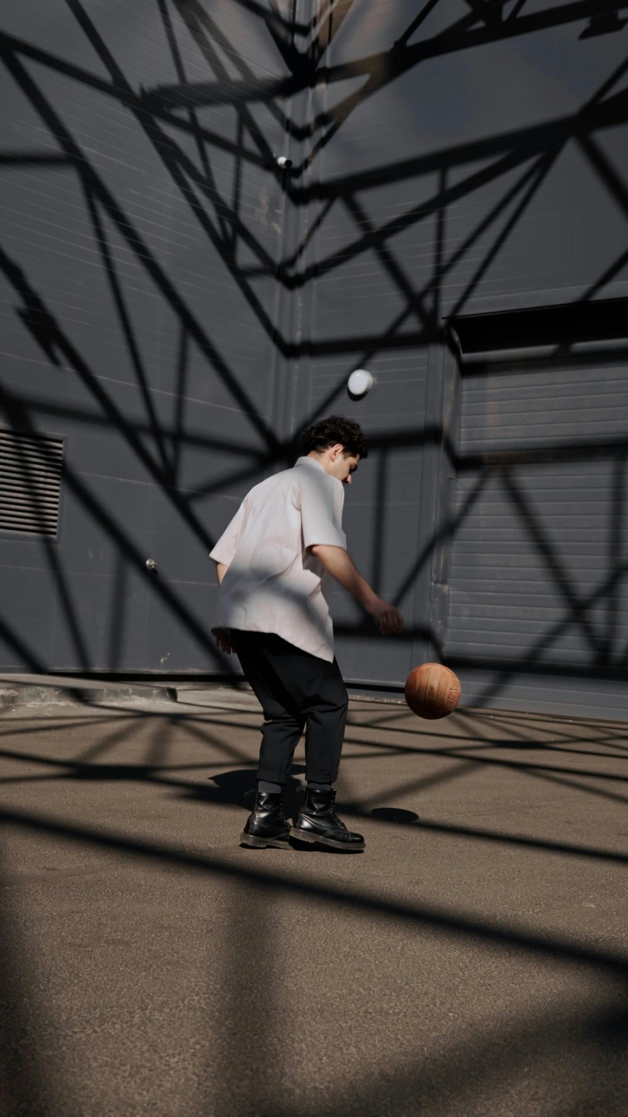 Man Playing Ball Free Stock Video Footage, Royalty-Free 4K & HD Video Clip