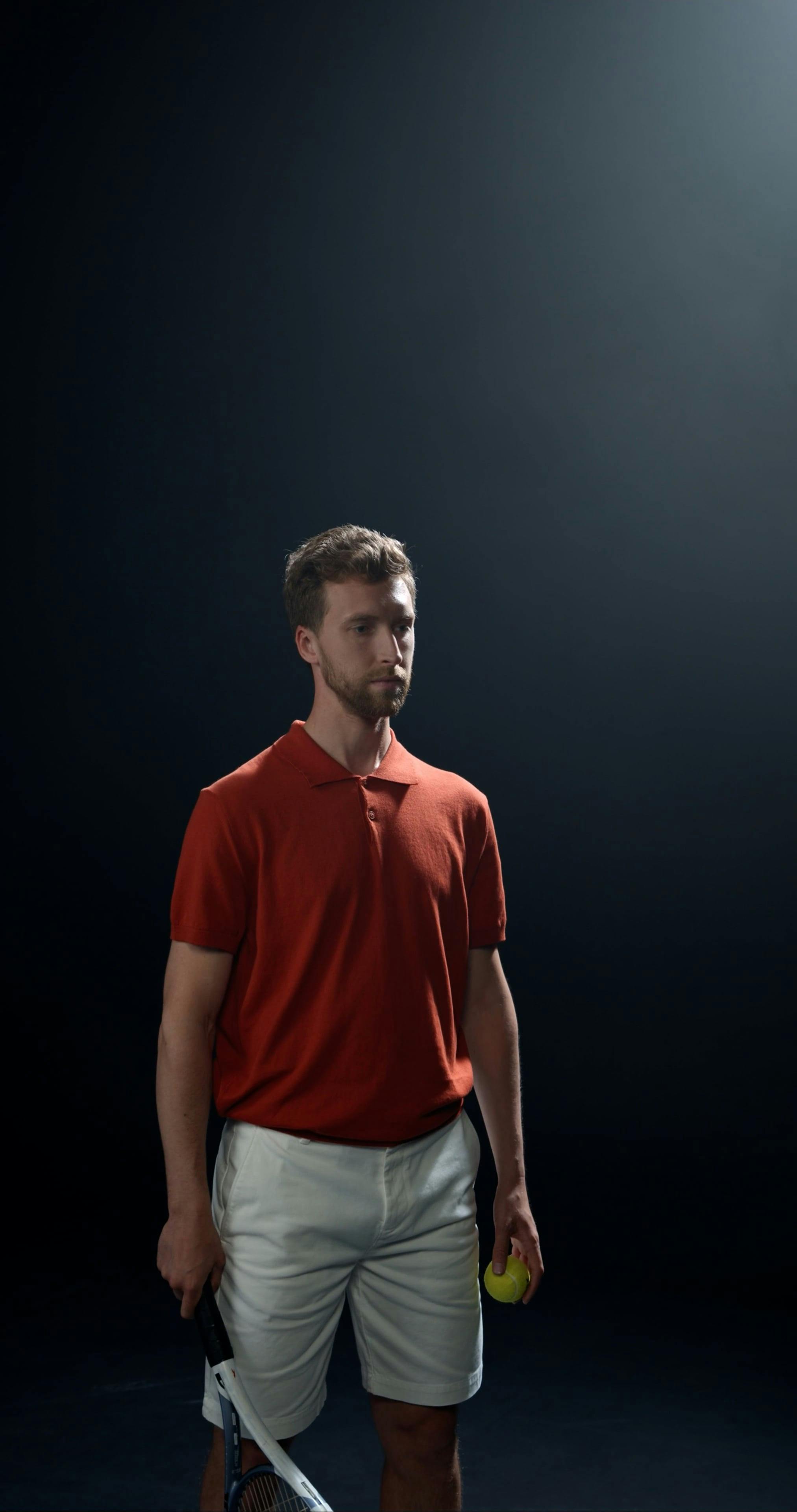 Man Tossing Tennis Ball on Racket Free Stock Video Footage, Royalty ...