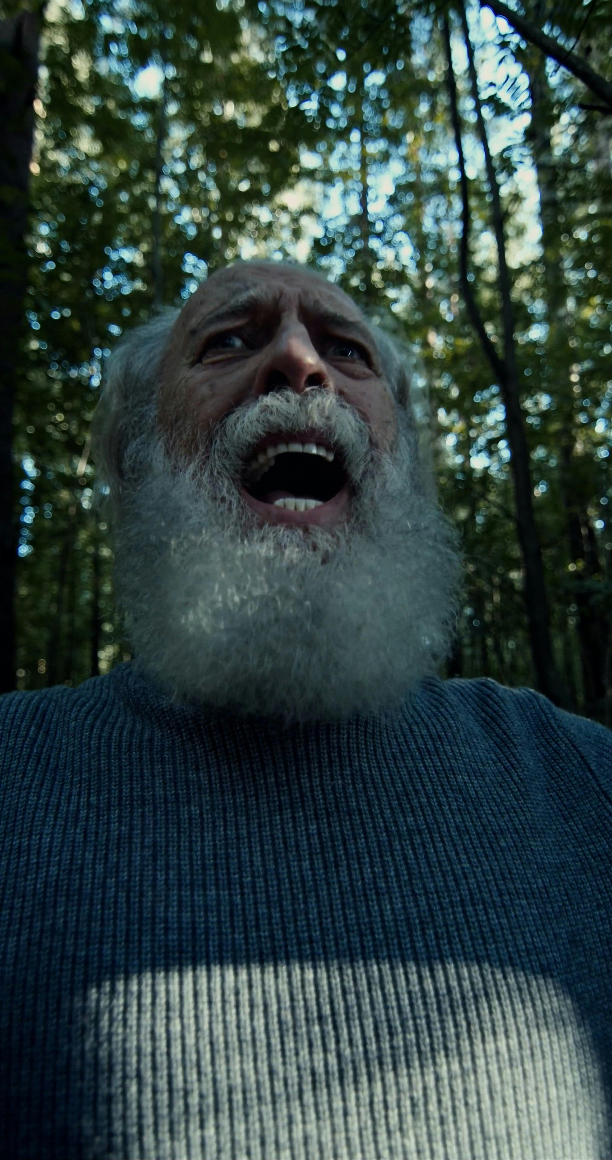 Scared Man Shouting for Help in the Forest Free Stock Video Footage ...