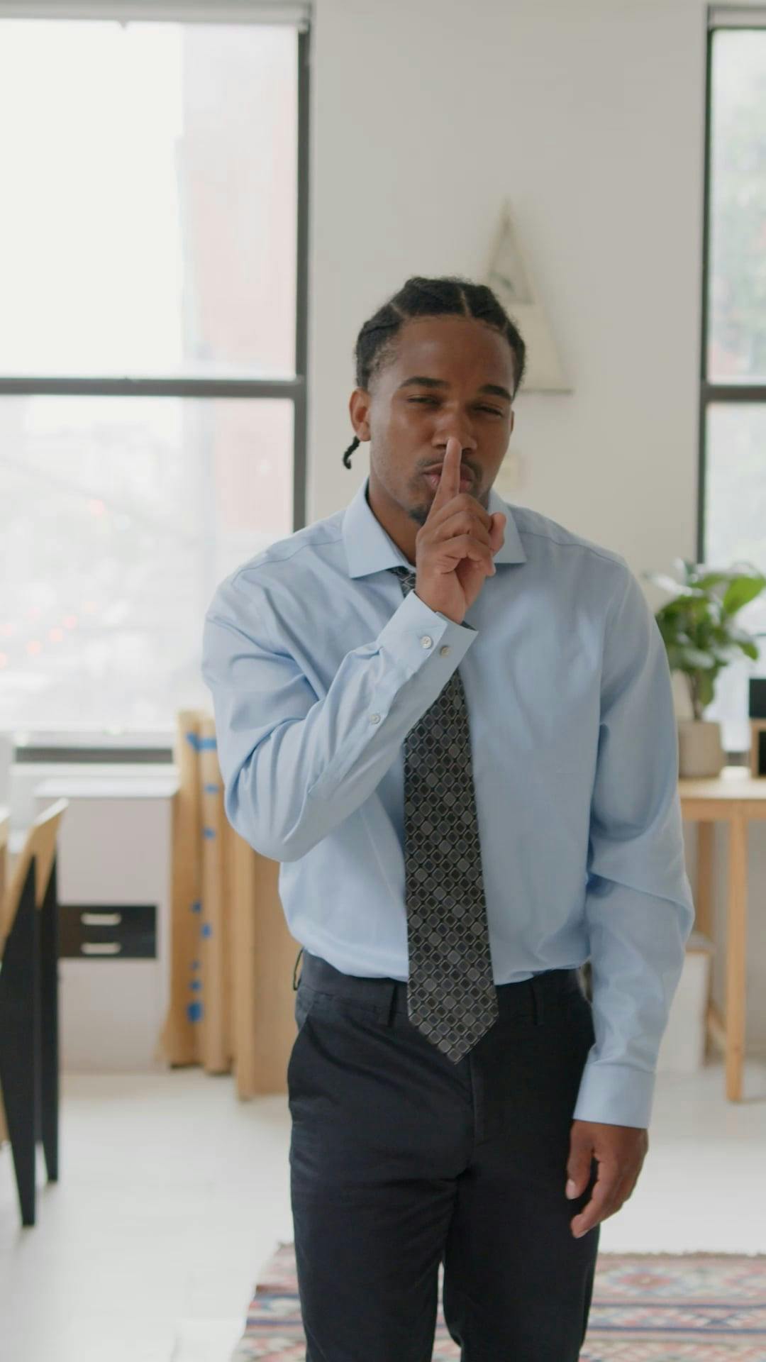 Man Doing a Sleepy Hand Sign · Free Stock Video