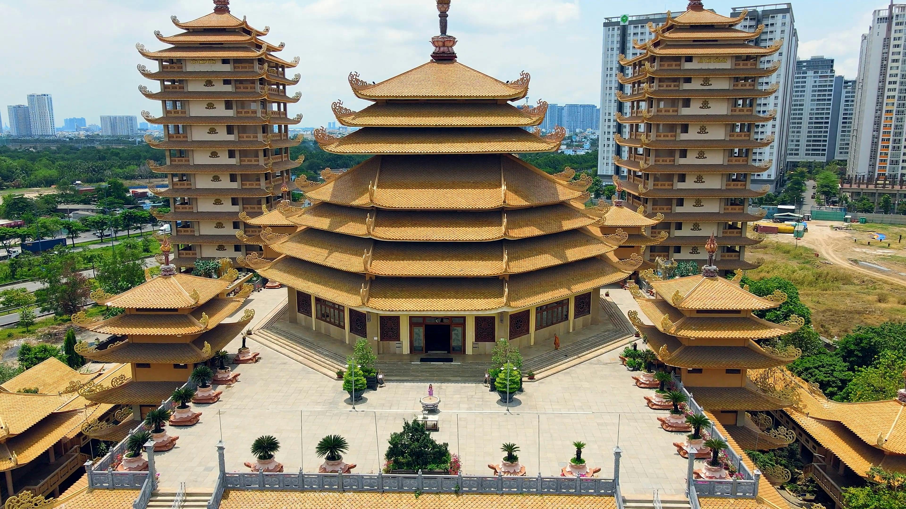 Visualization of Temple in City Free Stock Video Footage, Royalty-Free ...