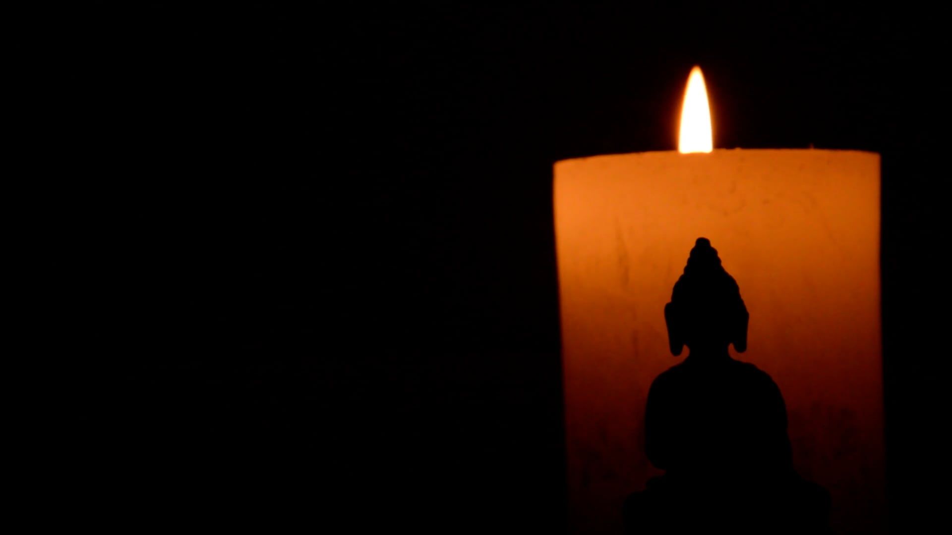 Close Up of Flickering Candlelight Free Stock Video Footage, Royalty ...