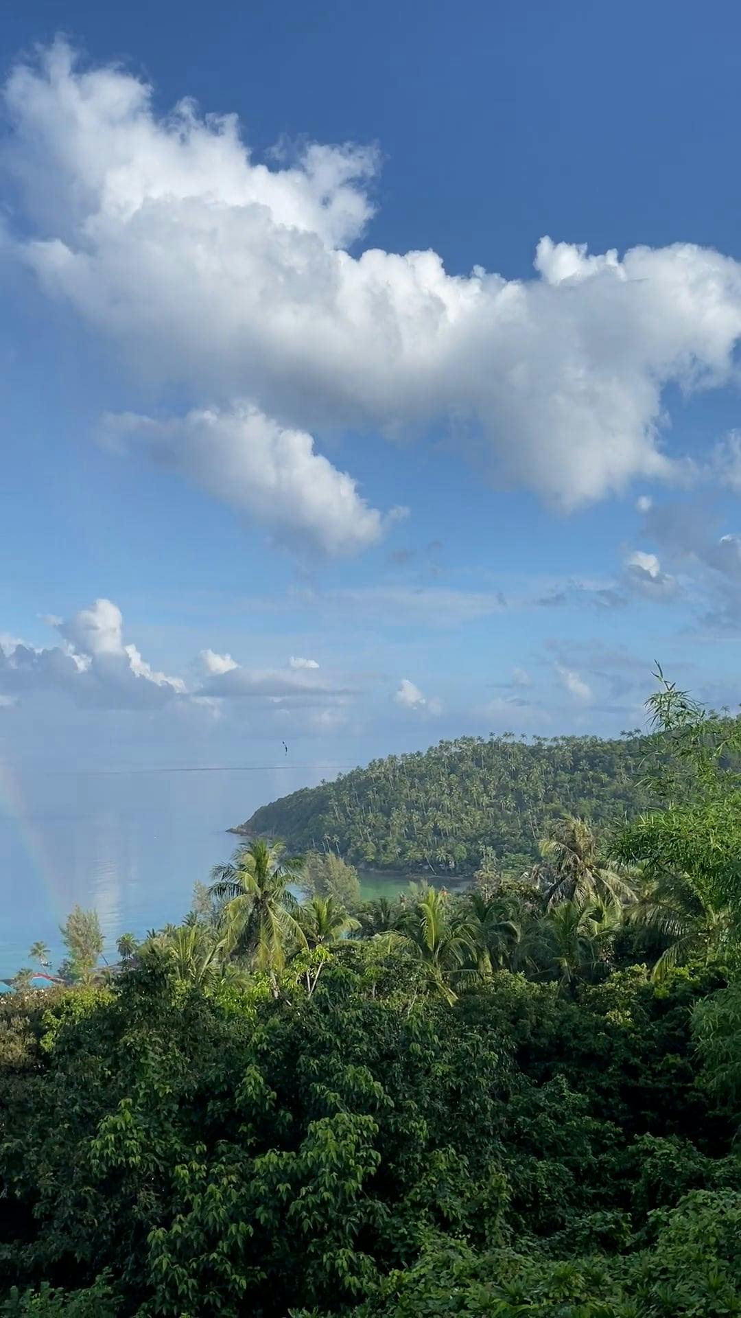 Heavy Rain Falling on a Tropical Island Beach Free Stock Video Footage ...