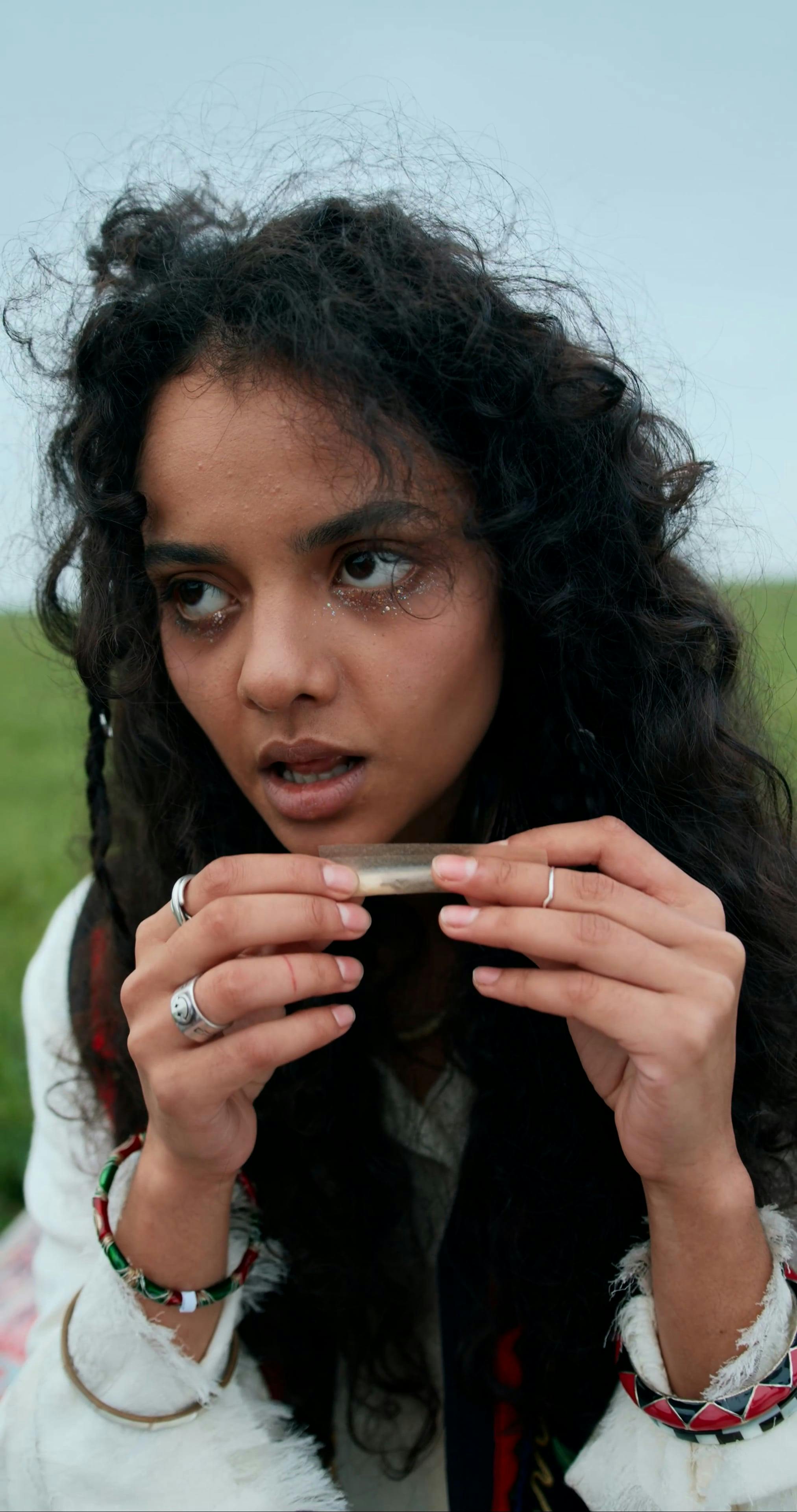 A Woman Licking a Paper Free Stock Video Footage, Royalty-Free 4K & HD ...