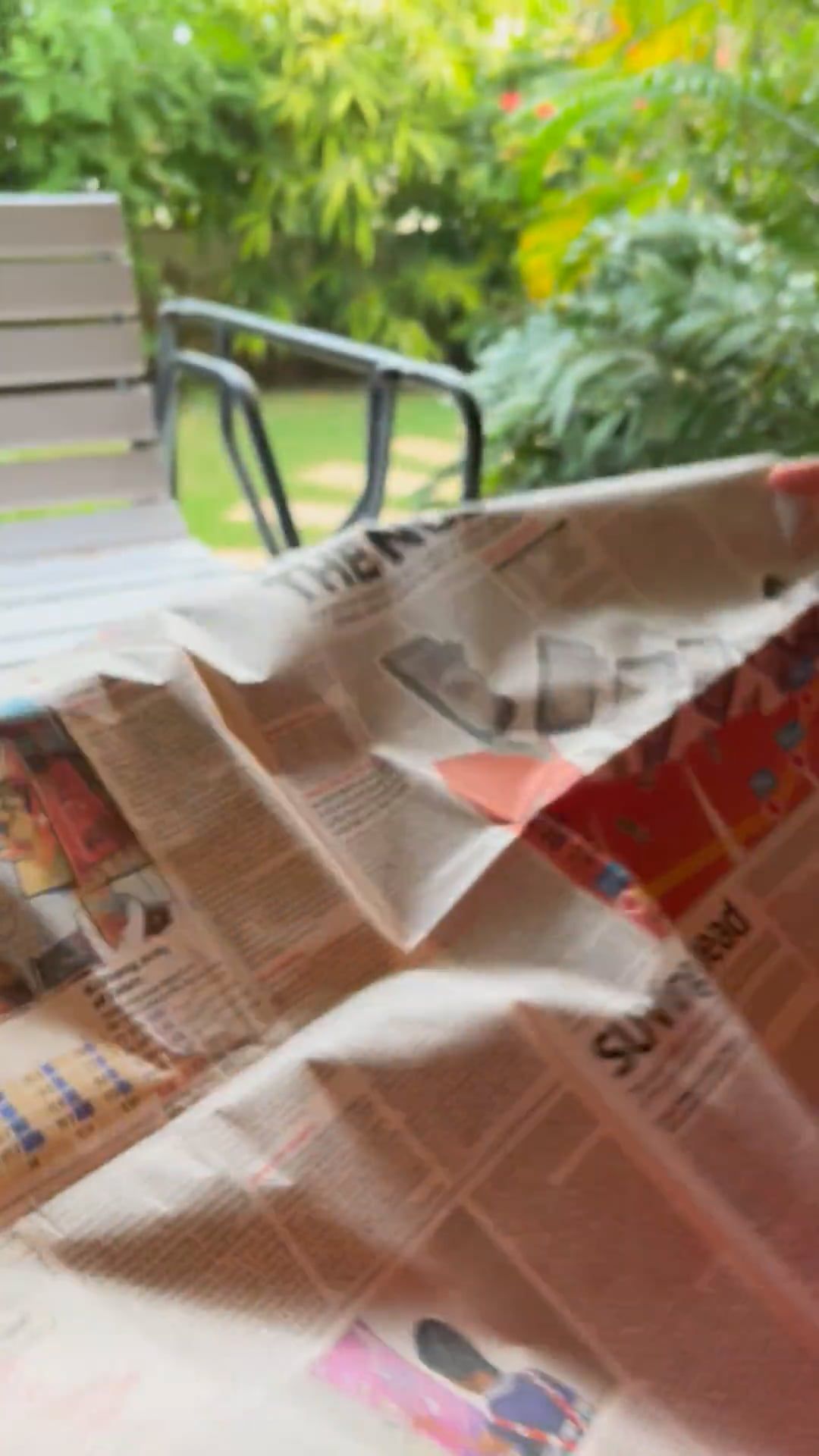 Person Opening Newspaper · Free Stock Video