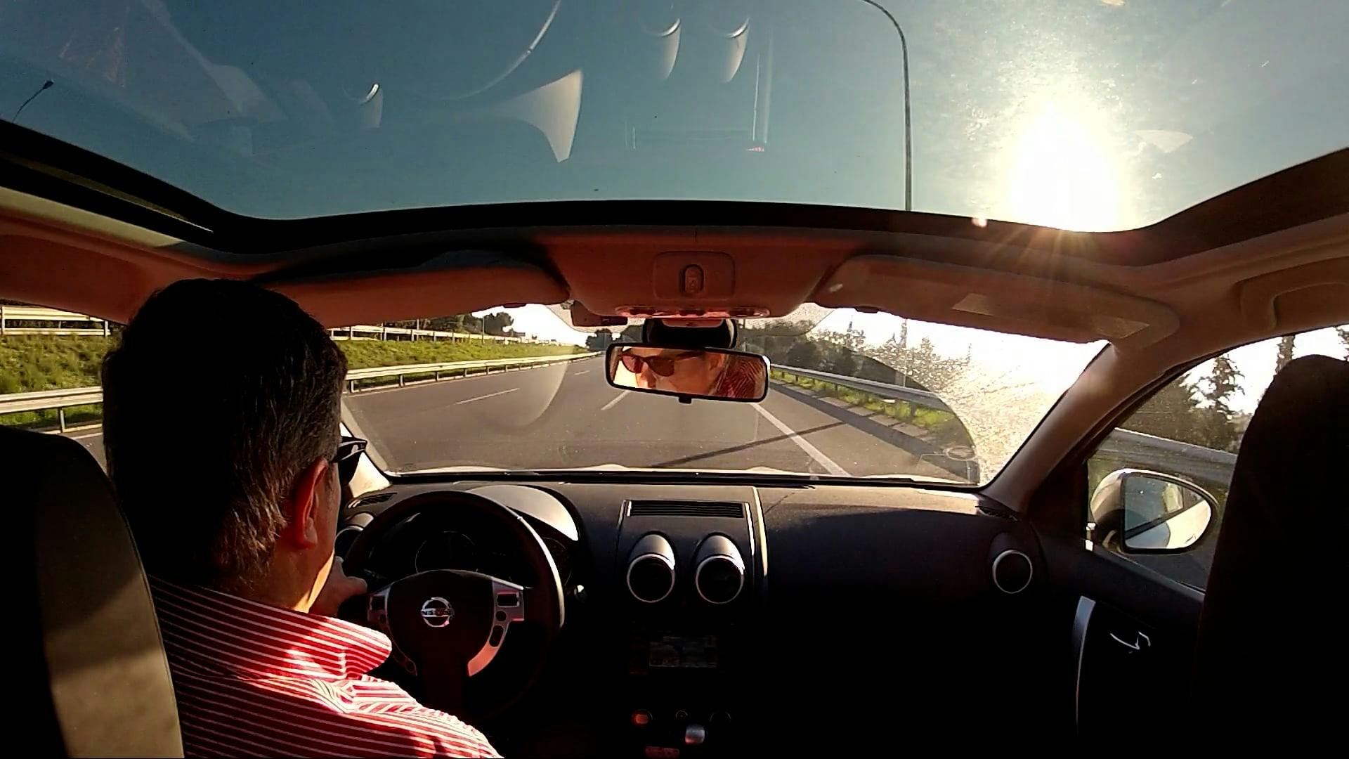 A man Seated On The Driver Seat Of A Car · Free Stock Video