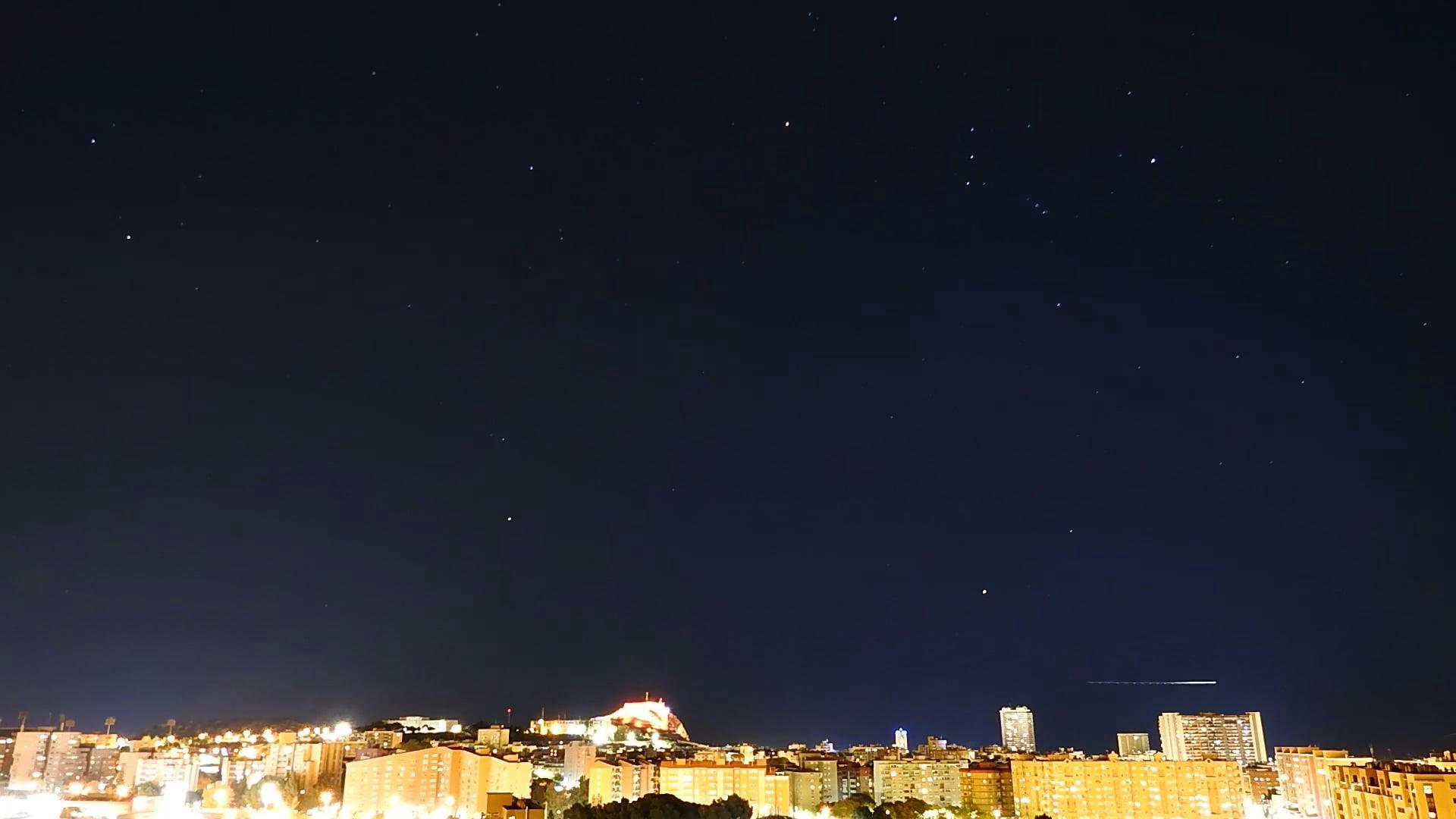 Stars over City at Night Free Stock Video Footage, Royalty-Free 4K & HD ...