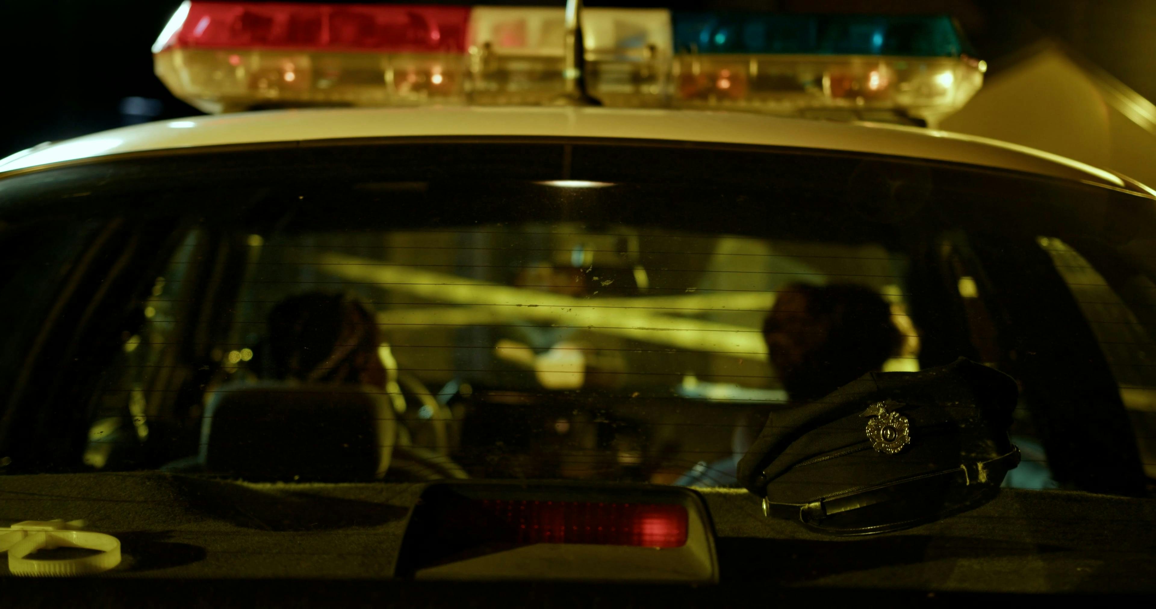 Rear View of Police Car Free Stock Video Footage, Royalty-Free 4K & HD ...