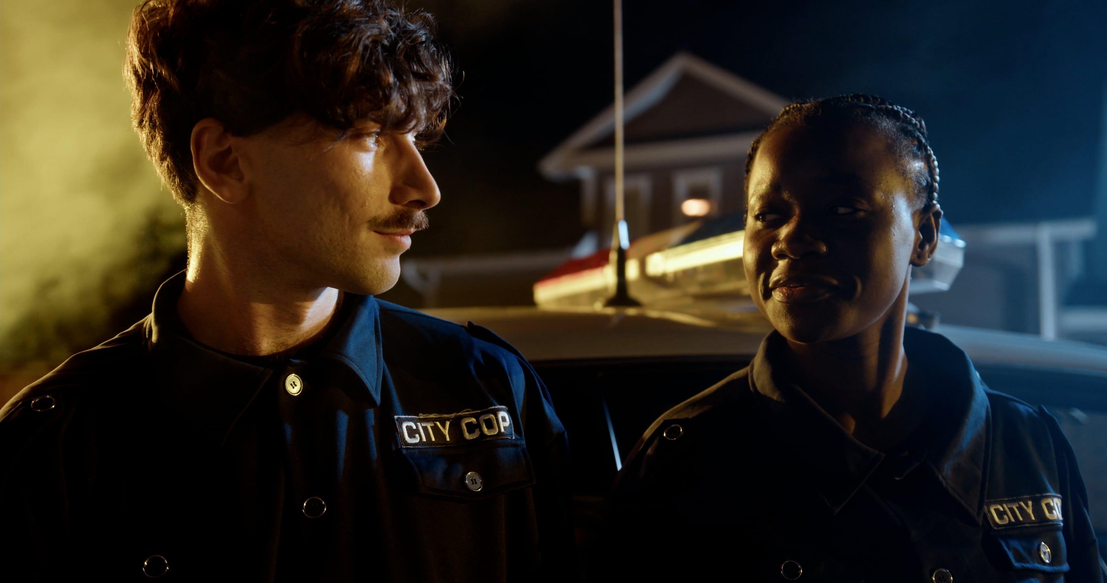 Portrait of Male and Female Police Officers Free Stock Video Footage ...