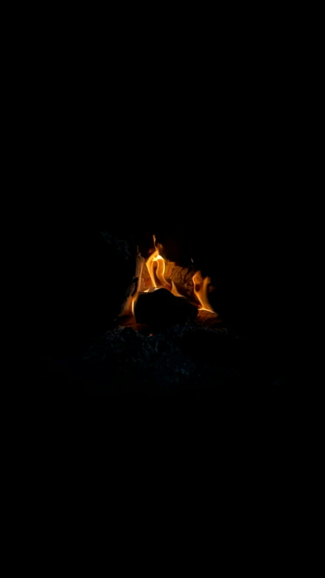 Fire and Flames in Darkness Free Stock Video Footage, Royalty-Free 4K ...
