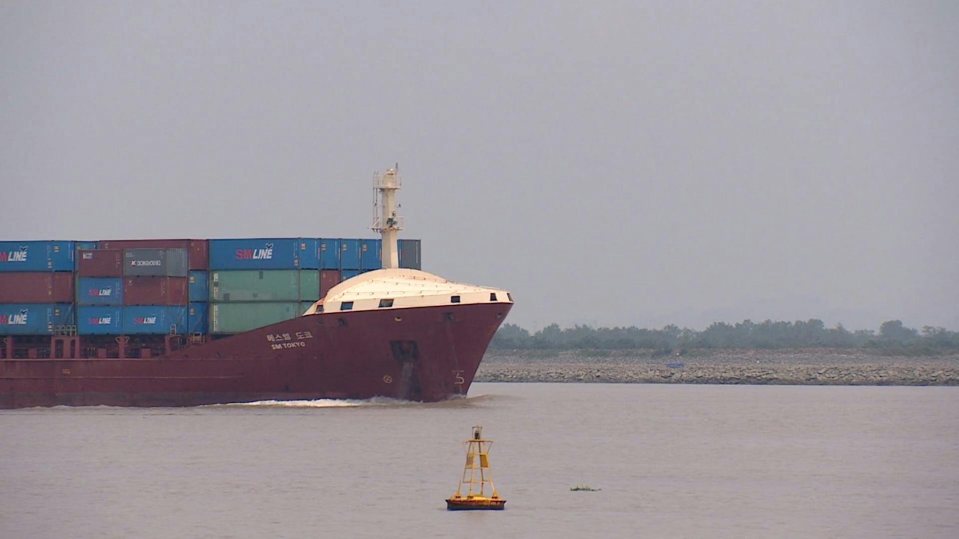 Sailing Container Ship · Free Stock Video
