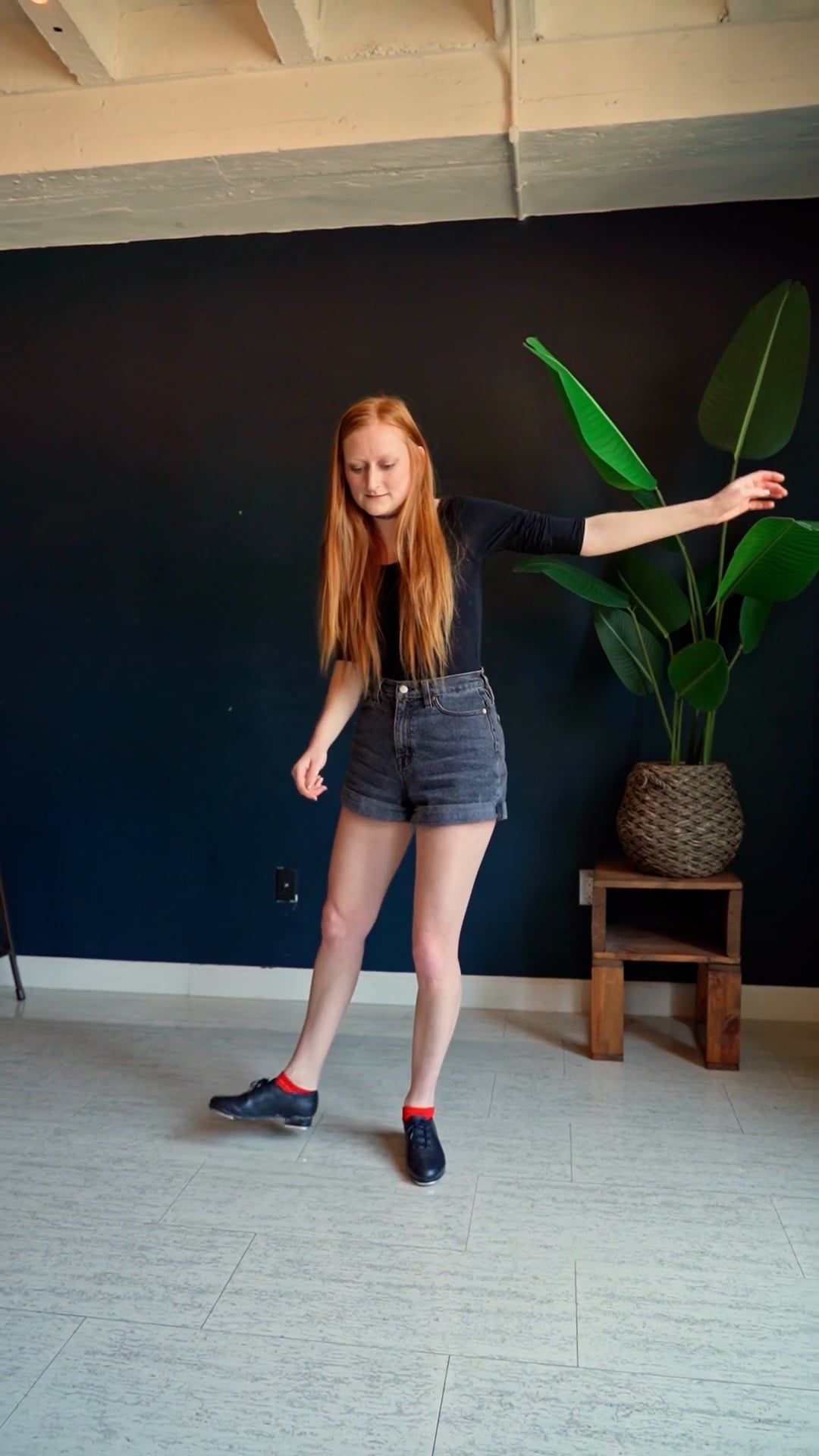 A Woman Tap Dancing in a Room Free Stock Video Footage, Royalty-Free 4K ...