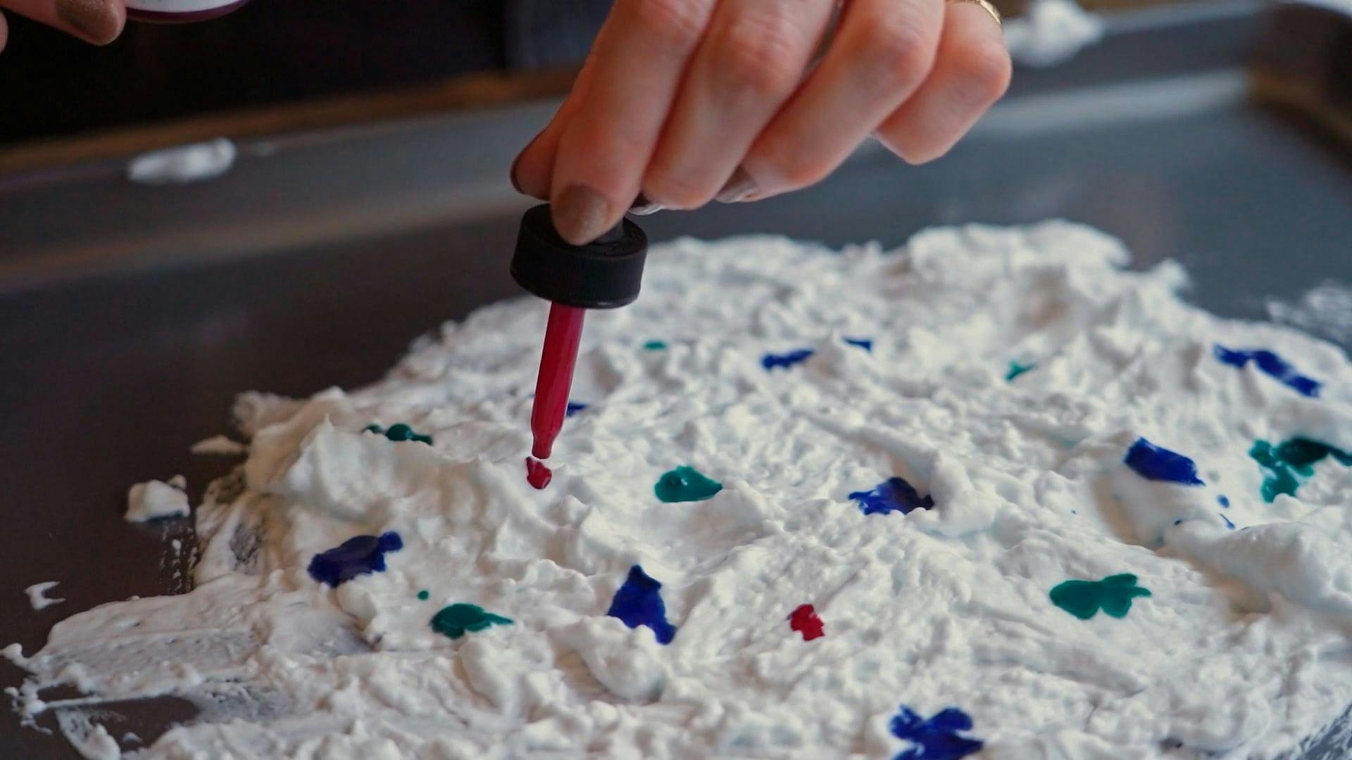 Putting Colors on a Micture · Free Stock Video