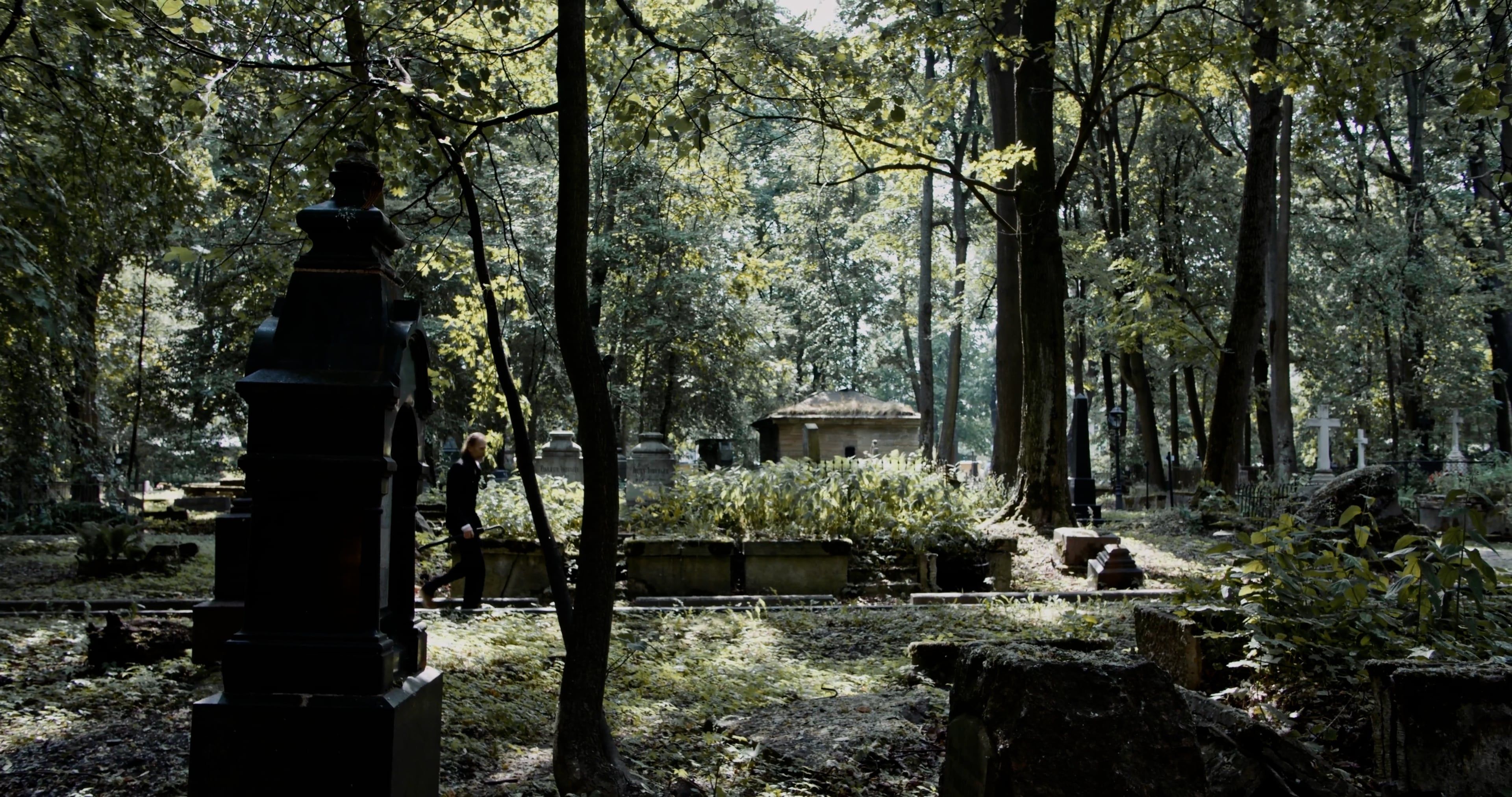 Man Walking on Cemetery Free Stock Video Footage, Royalty-Free 4K & HD ...