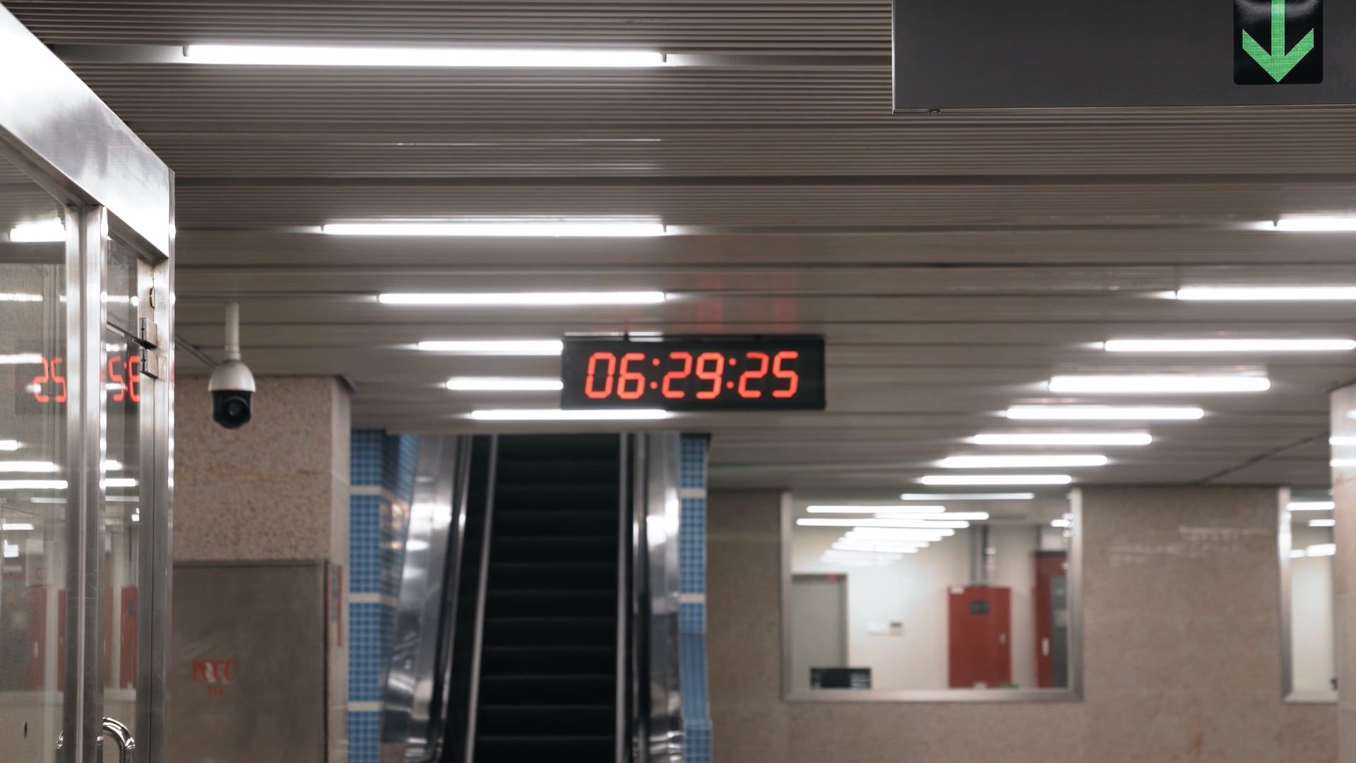 Electronic Clock near Stairs Free Stock Video Footage, Royalty-Free 4K ...