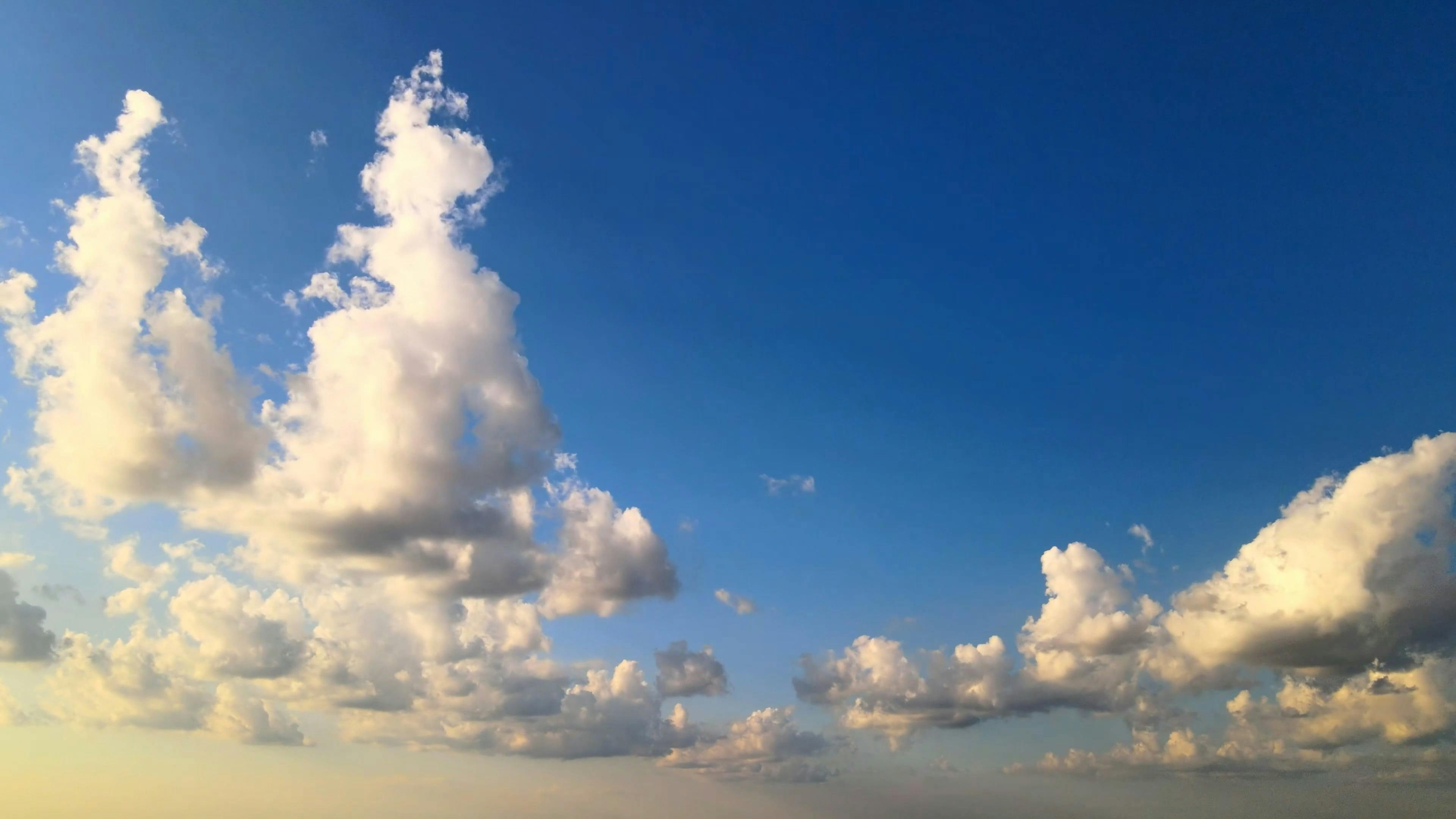 Time Lapse Footage Of The Clouds In The Sky A Glass Window Free Stock ...
