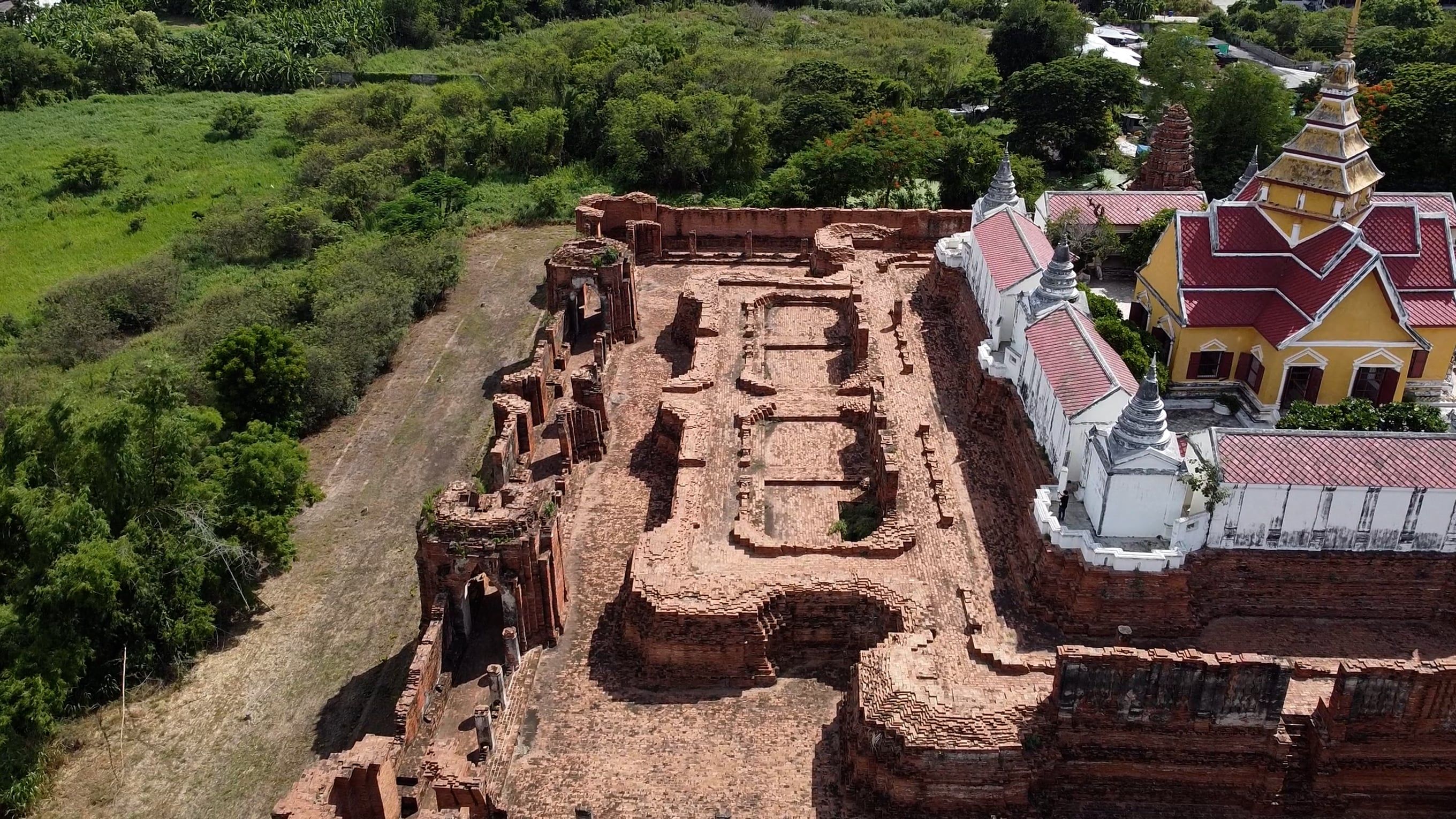 An Aerial Footage of Ancient Ruins of Babylon Free Stock Video Footage ...