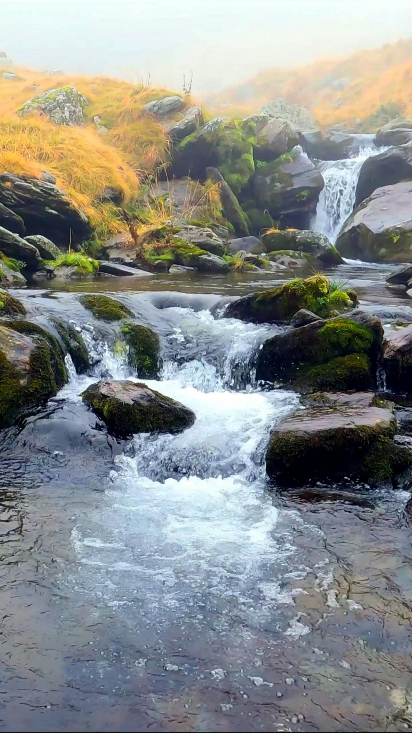 Cascades on Stream in Autumn Free Stock Video Footage, Royalty-Free 4K ...