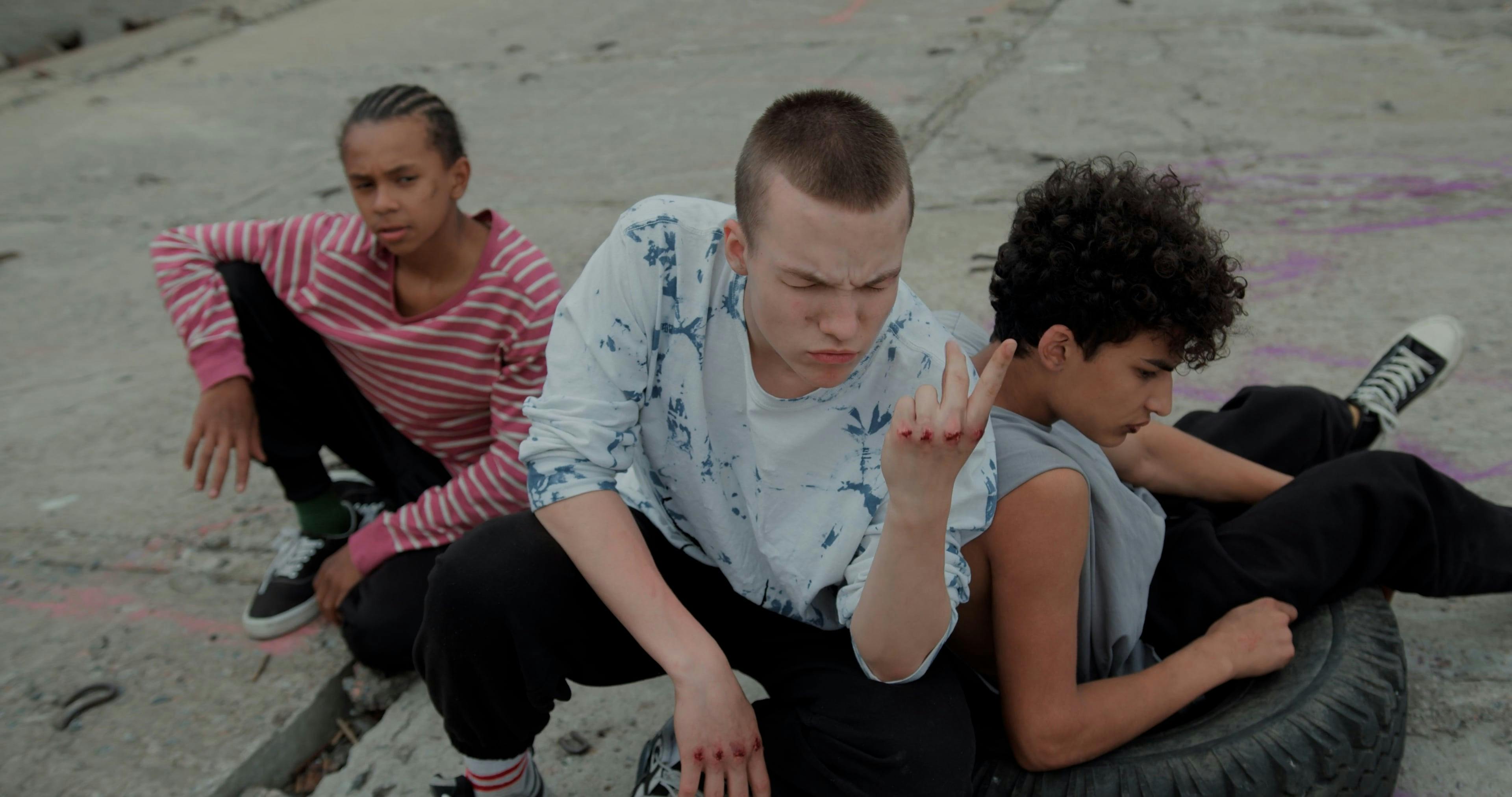 A Boy Rapping Together with his Friends Free Stock Video Footage ...