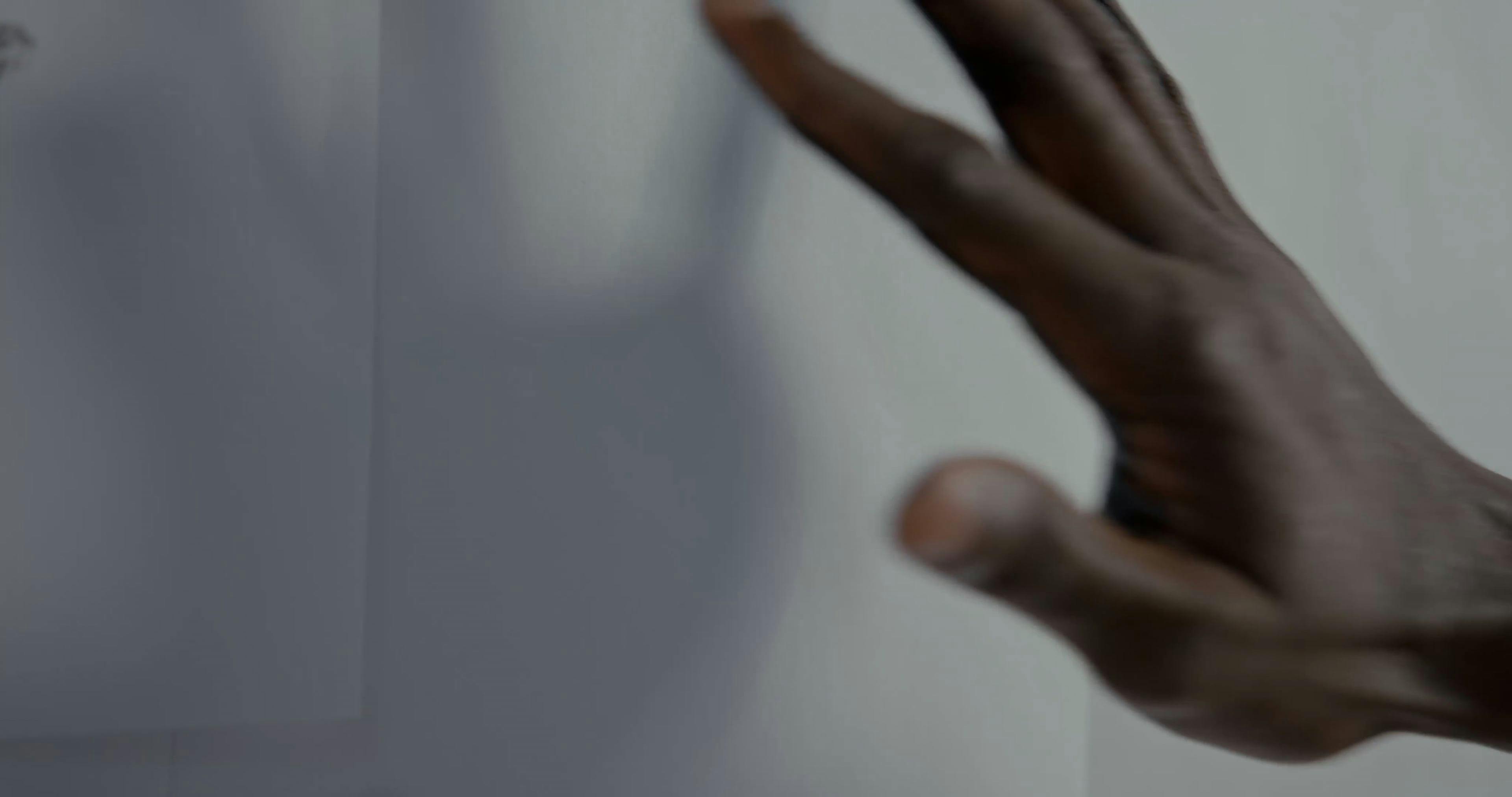 Close up on Hand Leaving Hand Prints on Papers Free Stock Video Footage ...