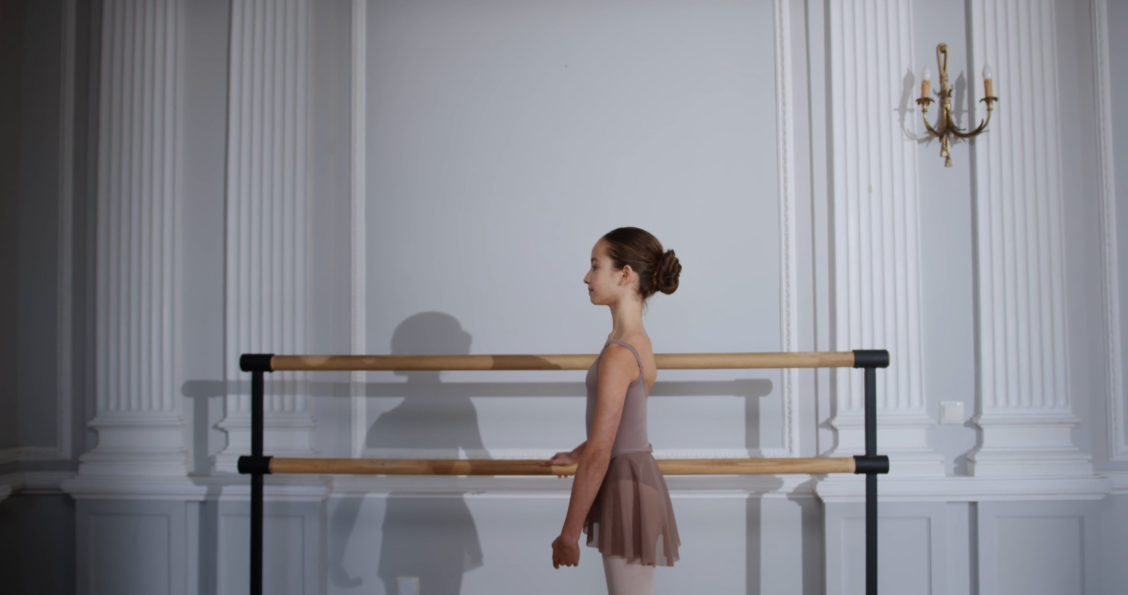 Girl Practising Ballet Free Stock Video Footage, Royalty-Free 4K & HD ...