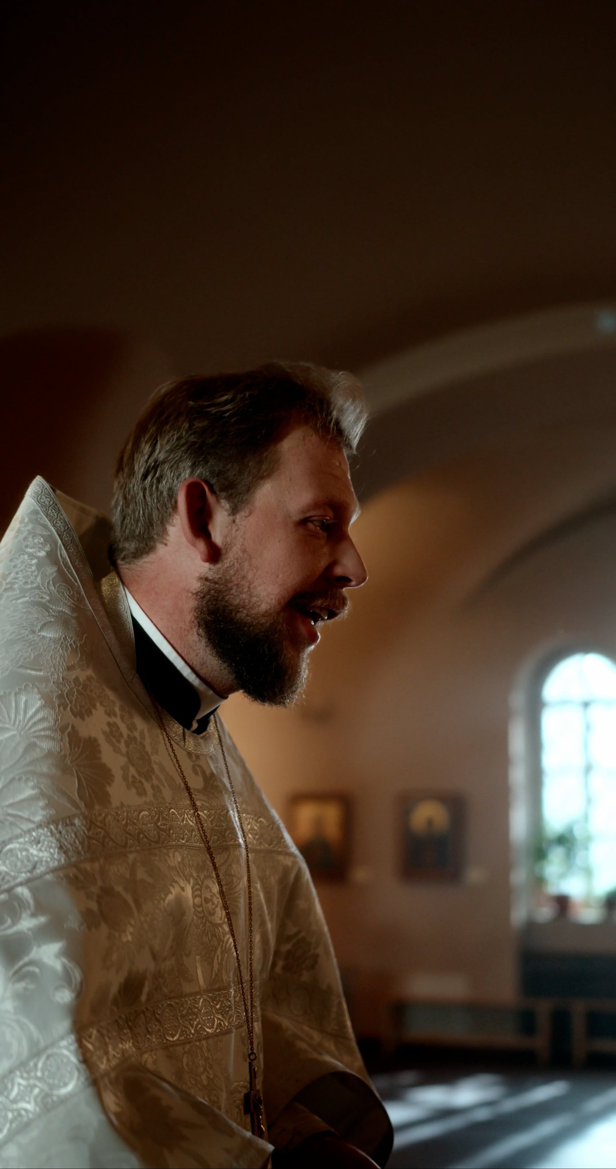 A Priest Giving a Sermon at a Church Free Stock Video Footage, Royalty ...