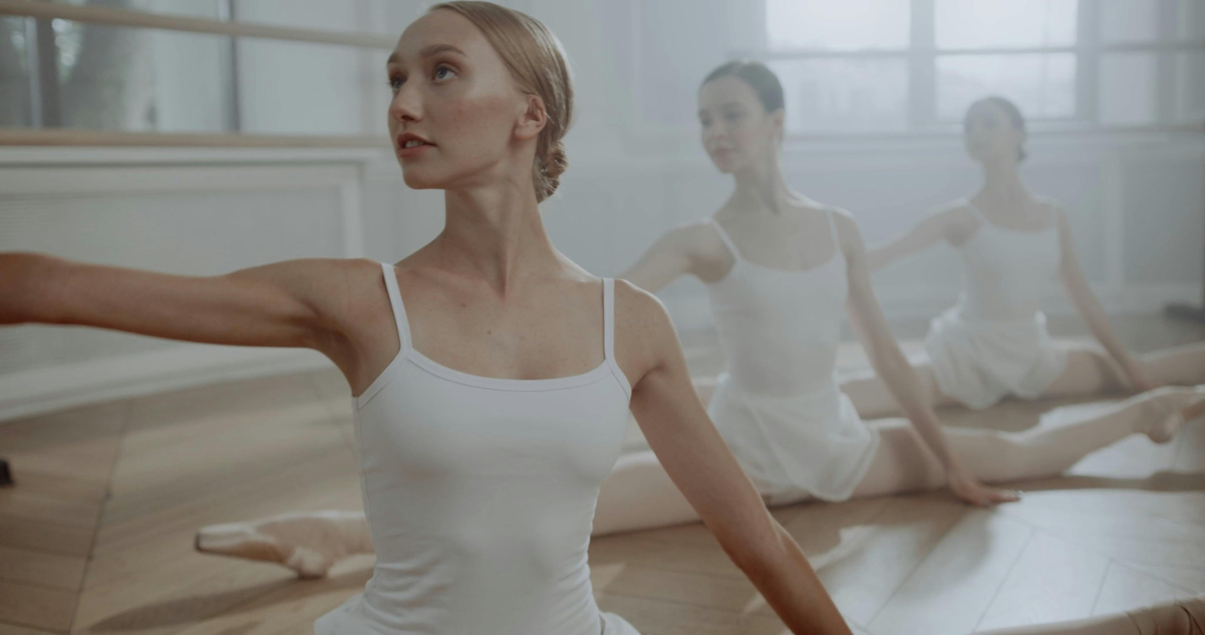 Women Dancing Ballet on Floor Free Stock Video Footage, Royalty-Free 4K ...