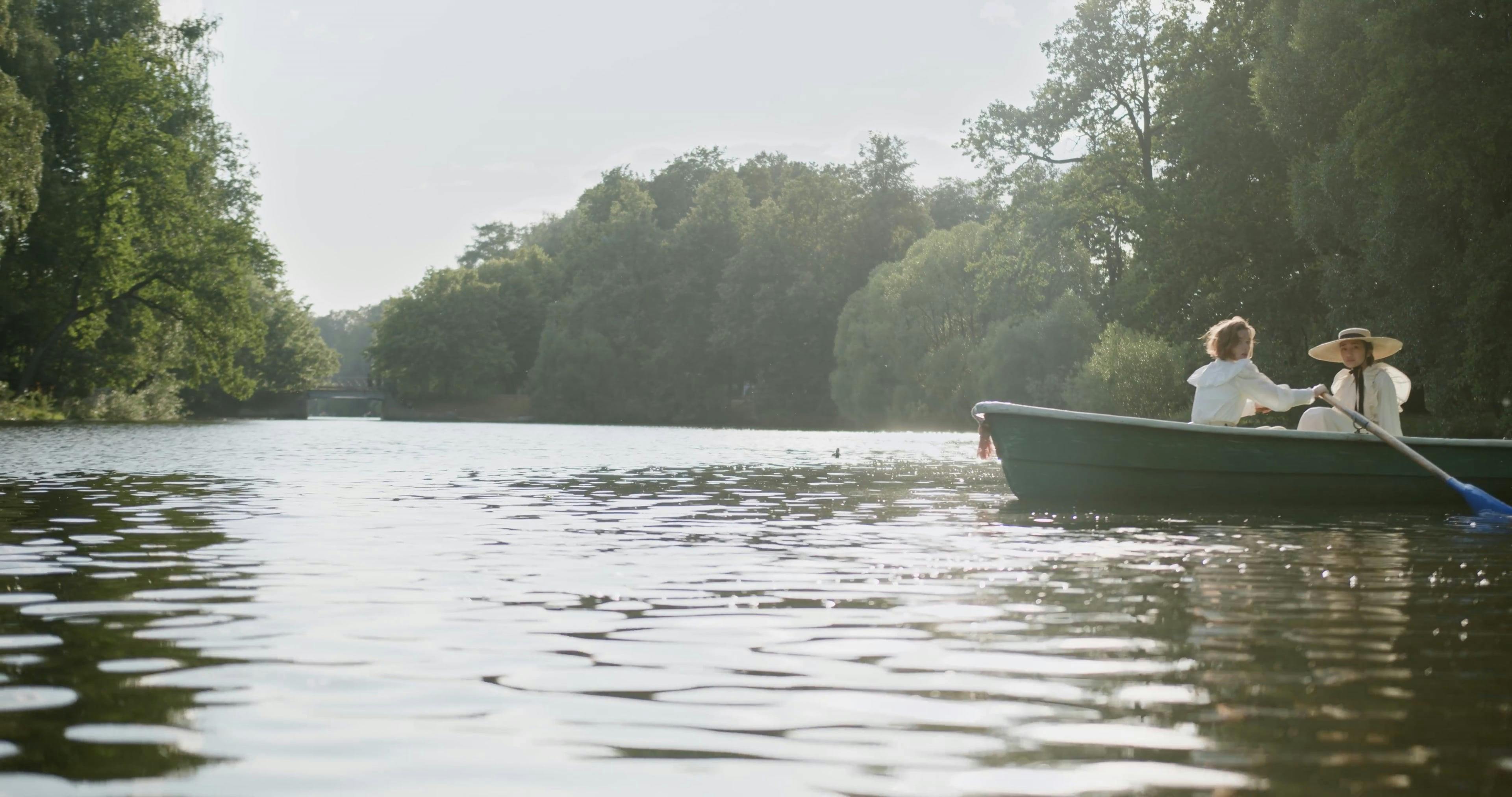Women Riding a Boat while Having Conversation Free Stock Video Footage ...