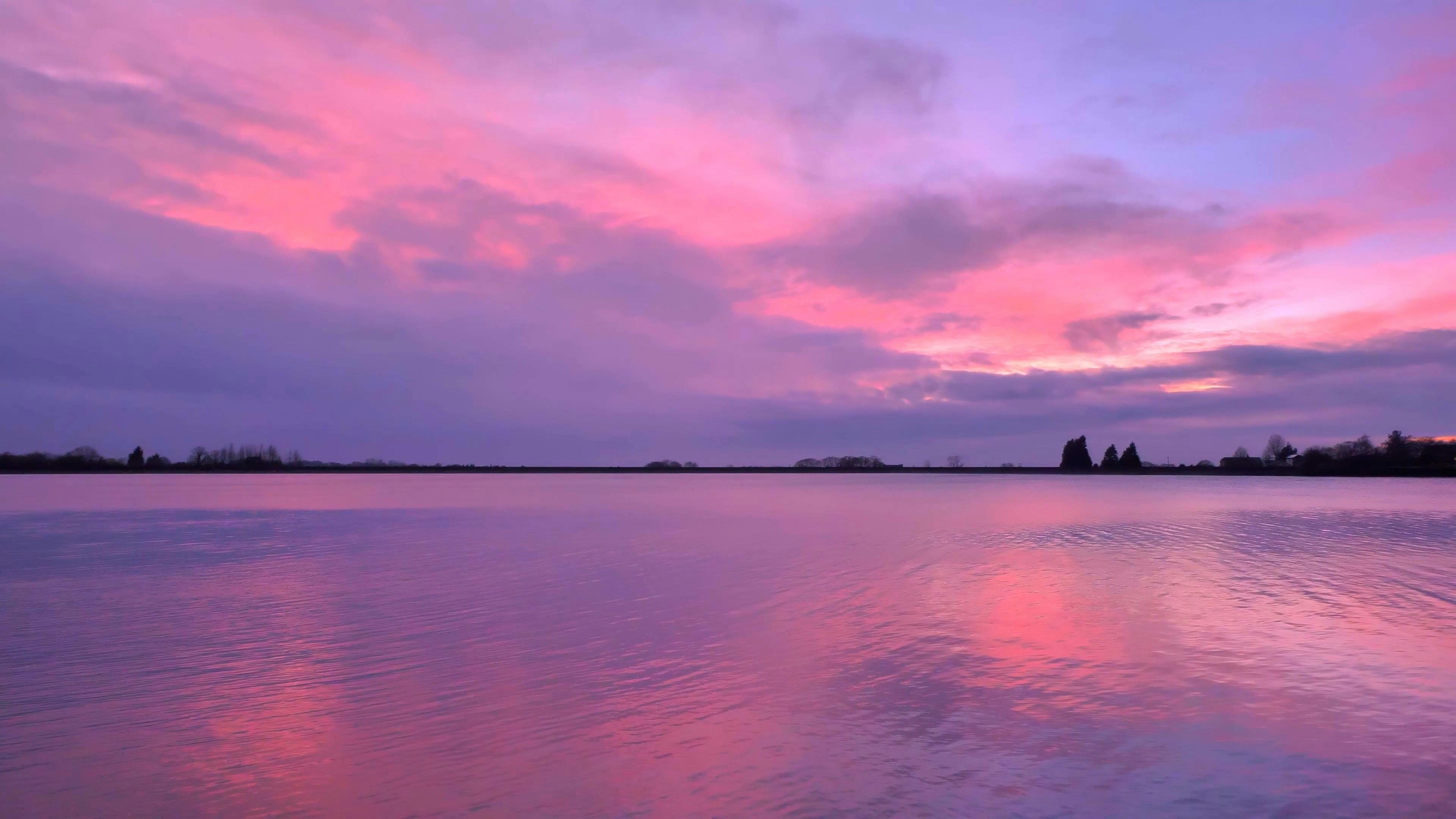 Pink Sky during Sunset Free Stock Video Footage, Royalty-Free 4K & HD ...