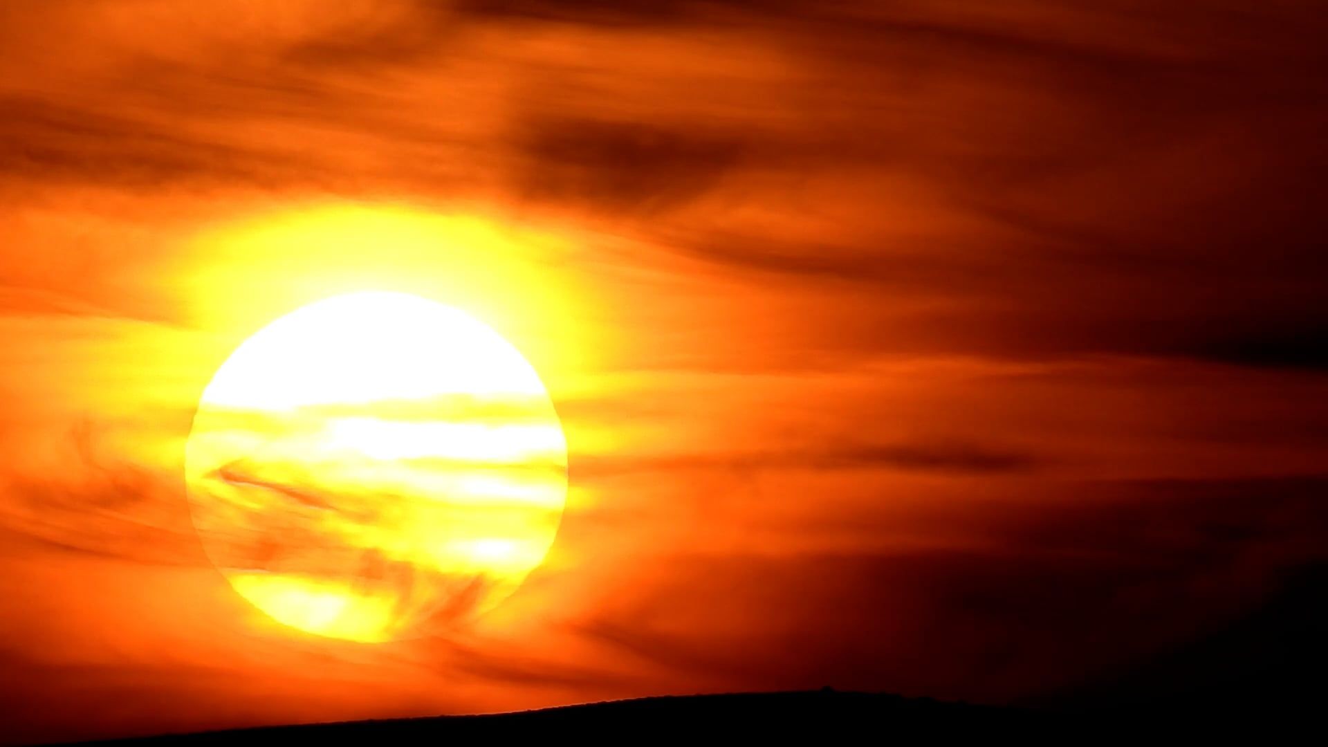 Sun during Evening and Sunset Free Stock Video Footage, Royalty-Free 4K ...