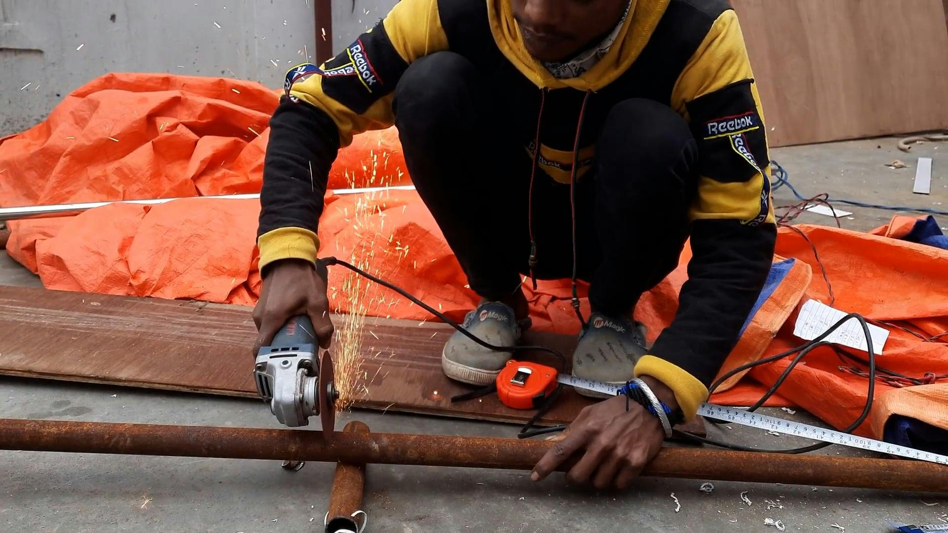 Man Grinding Pipes Free Stock Video Footage, Royalty-Free 4K & HD Video ...