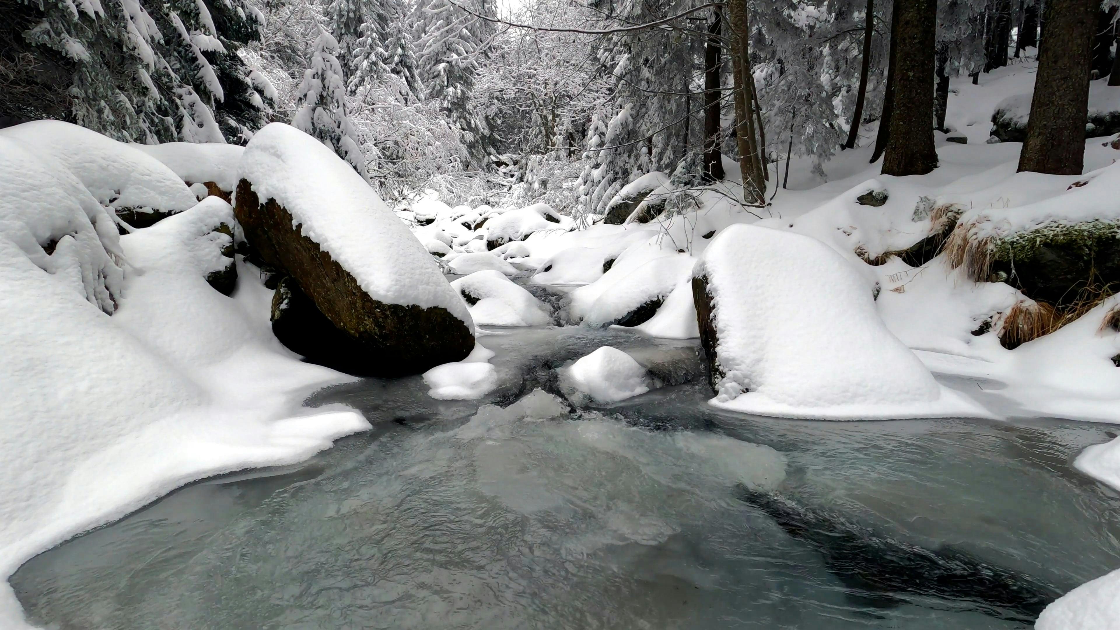 Stream during Winter Free Stock Video Footage, Royalty-Free 4K & HD ...