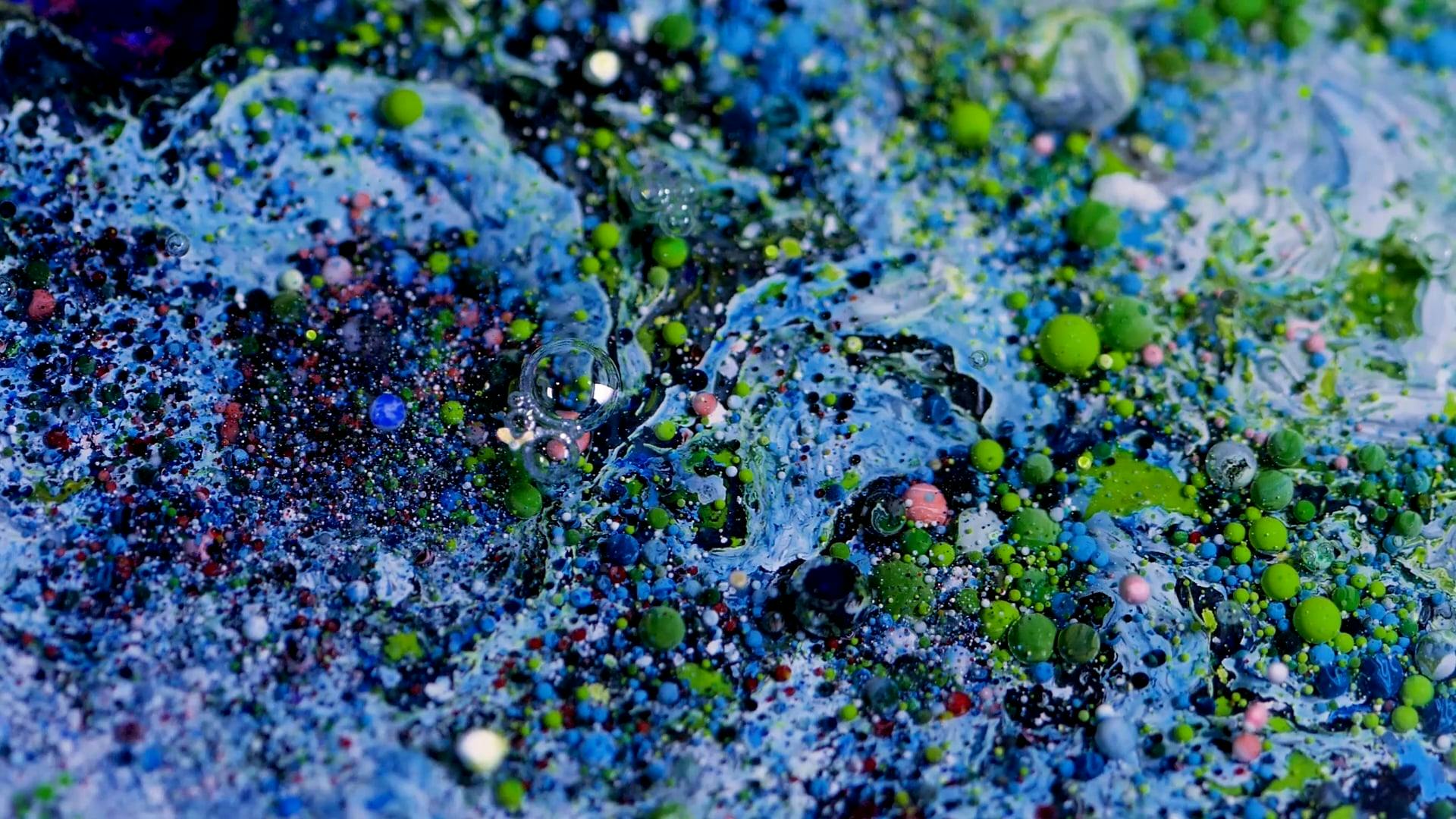 Colorful Liquids Mixing in Slow Motion Free Stock Video Footage ...