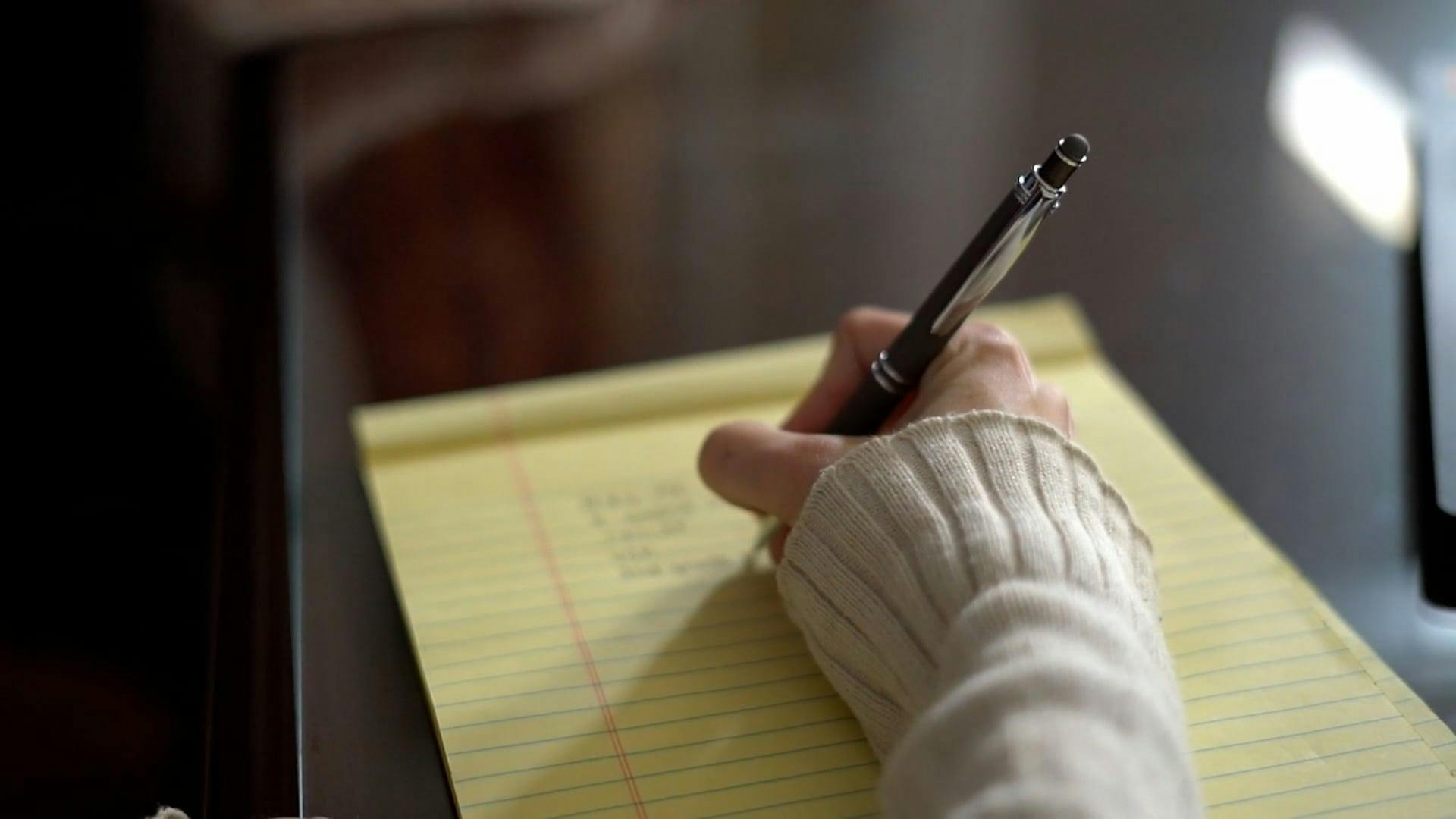 Writing And Erasing On A Sheet Of Paper Free Stock Video Footage ...