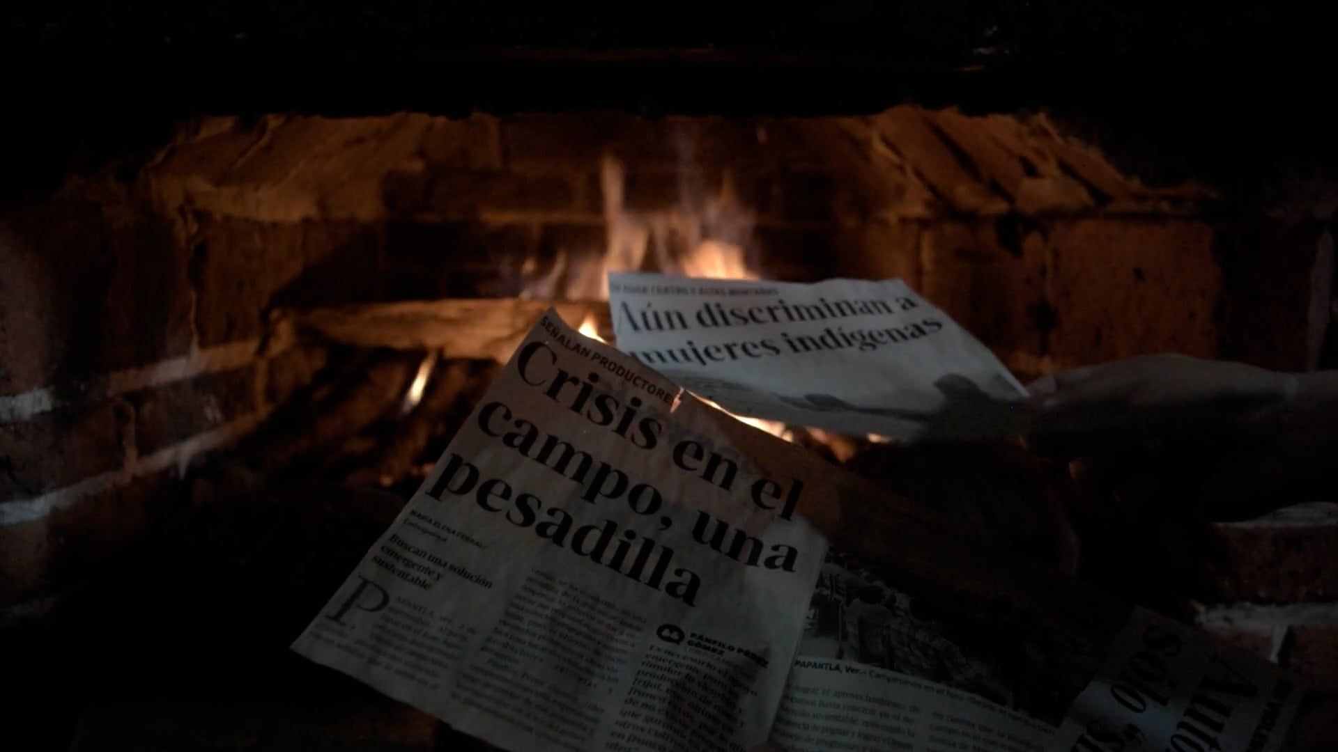 Burning Newspapers in Fireplace Free Stock Video Footage, Royalty-Free ...