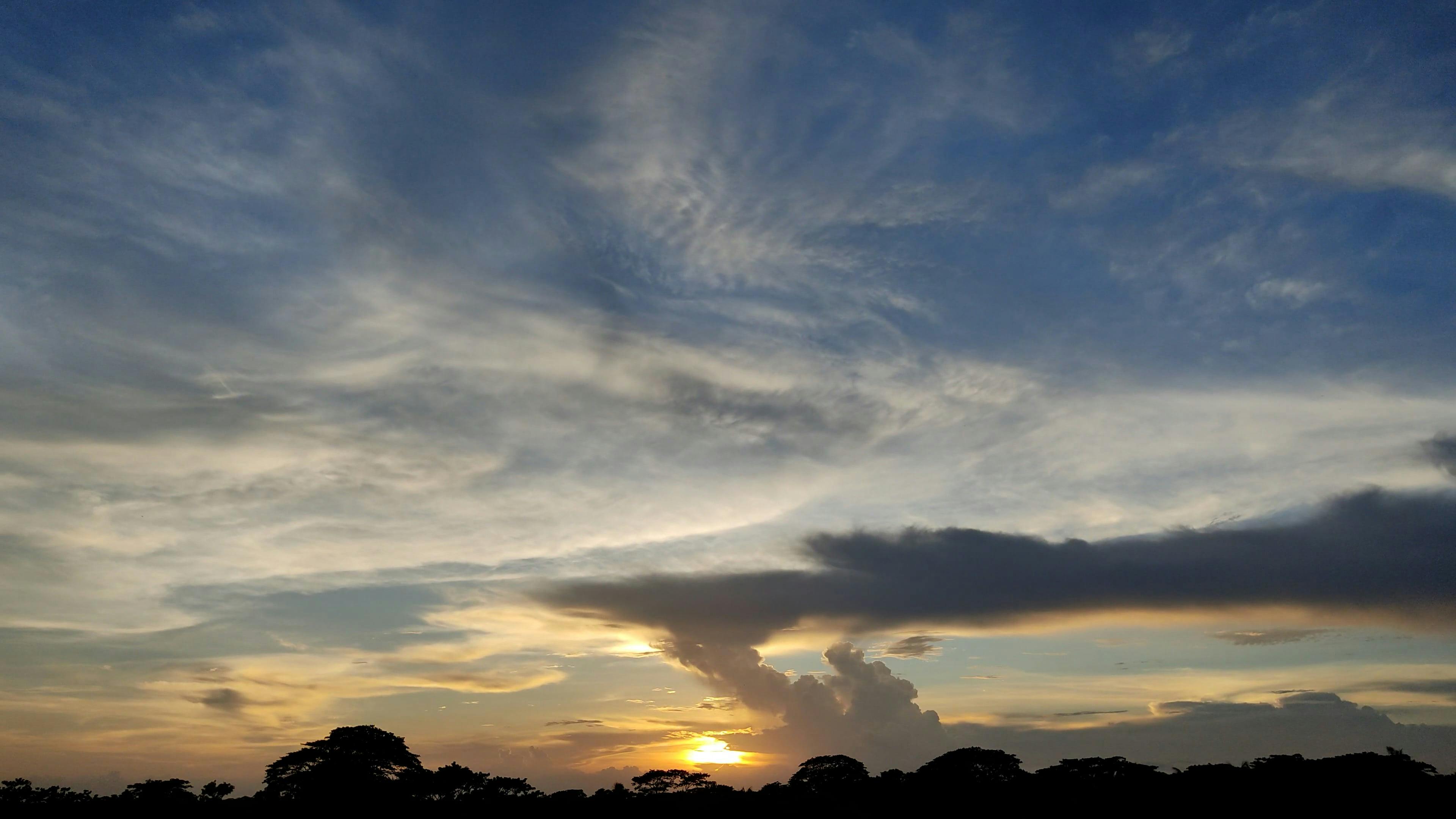 View Of Clouds On Time Lapse Mode Free Stock Video Footage, Royalty ...