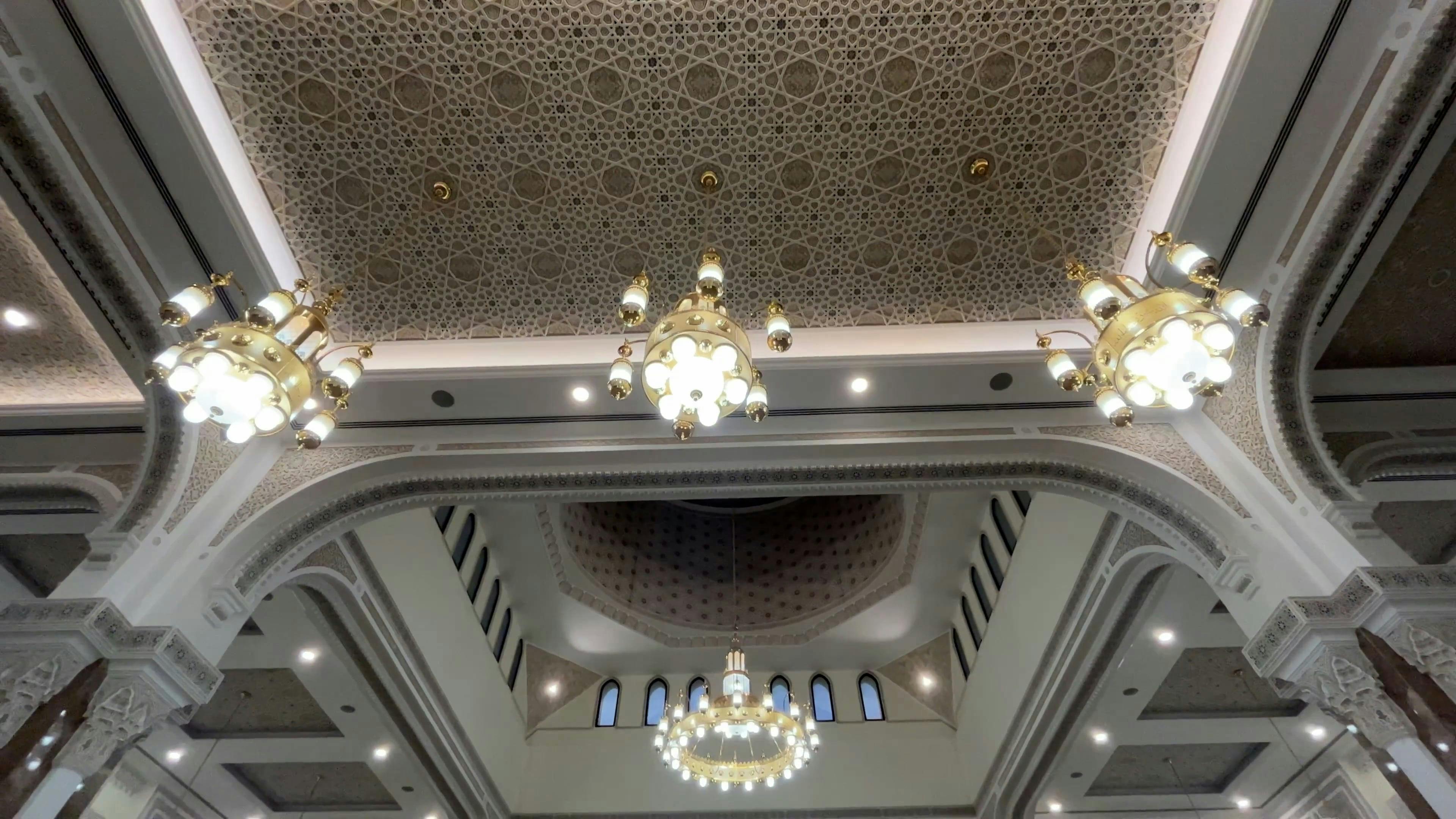 Inside a Mosque Free Stock Video Footage, Royalty-Free 4K & HD Video Clip