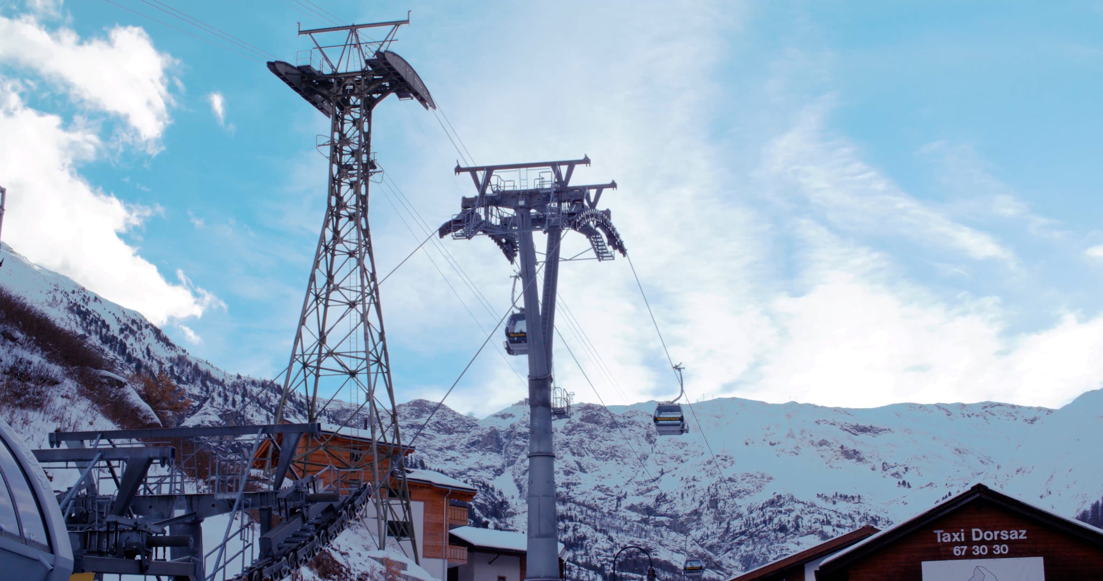 Cable Car in Mountains Free Stock Video Footage, Royalty-Free 4K & HD ...