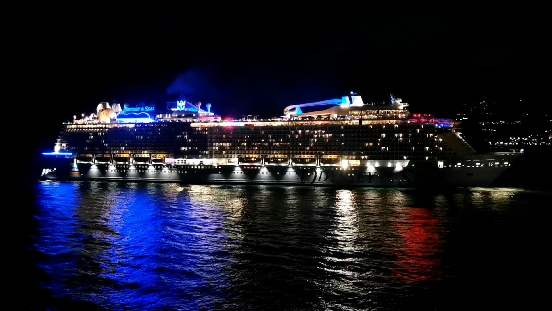 Illuminated Ferry at Night Free Stock Video Footage, Royalty-Free 4K ...